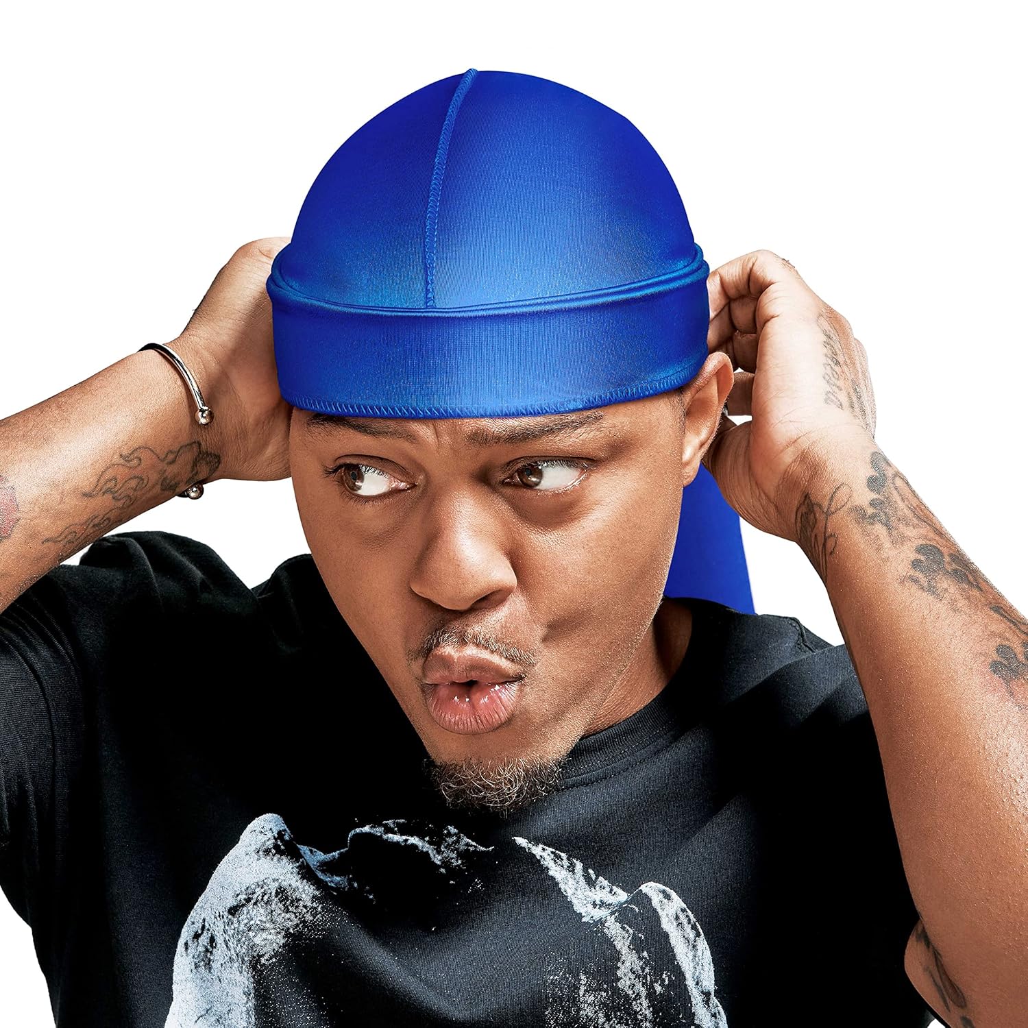 Amazon.com: RED by Kiss Bow Wow X Power Wave Extreme Shine Silky Durag ...