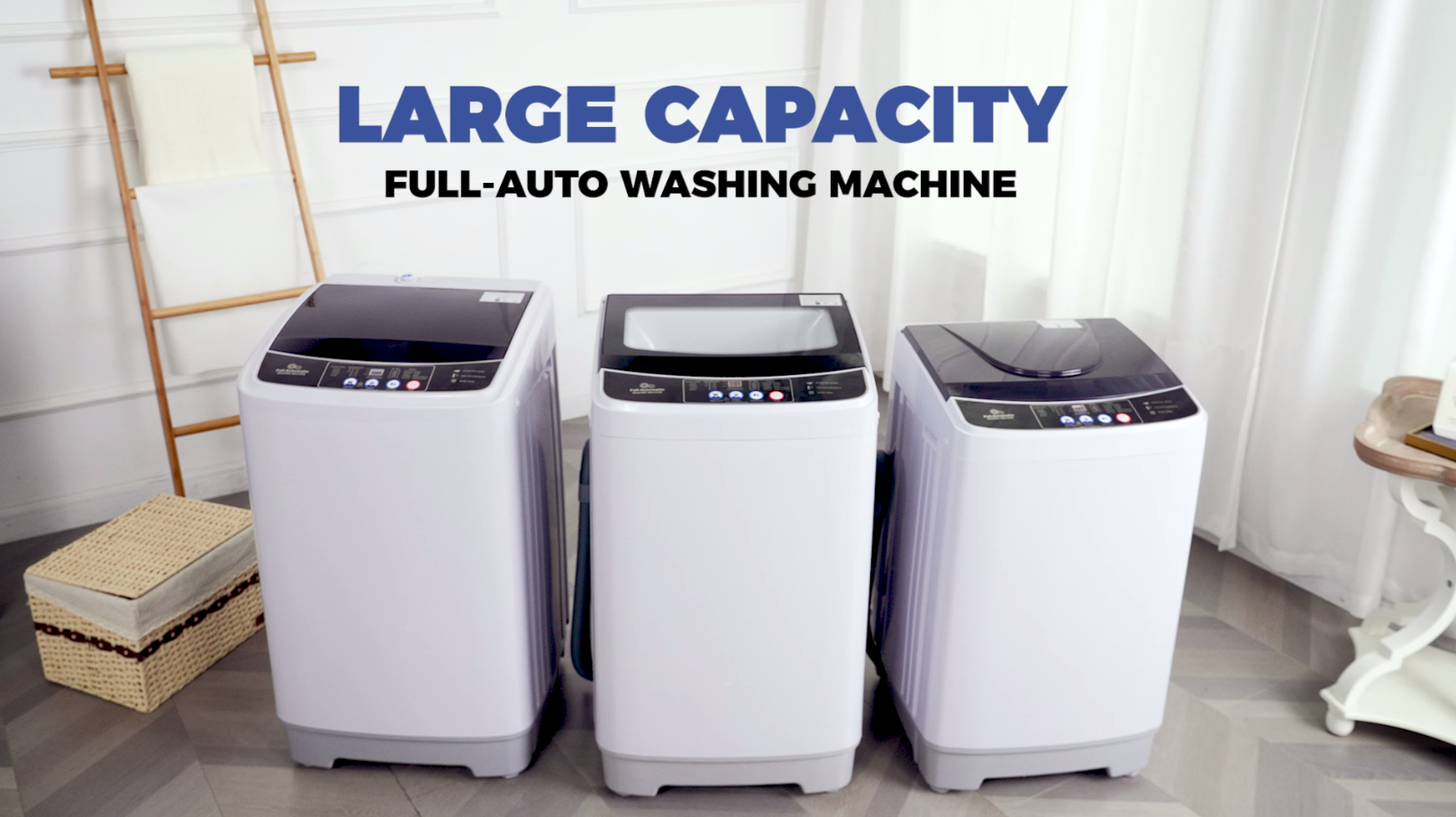 Watch Large Capacity Wash & Spin Dry-This Washer is a Perfect Solution ...