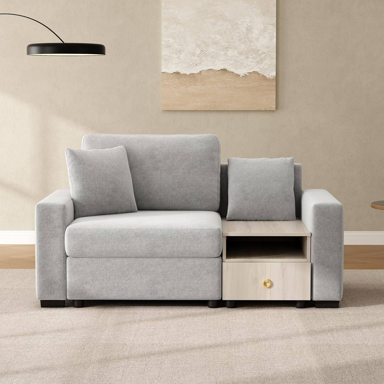 Amazon.com: Christopher Knight Home Onvi 63.2'' Lounge Sofa Couch with ...