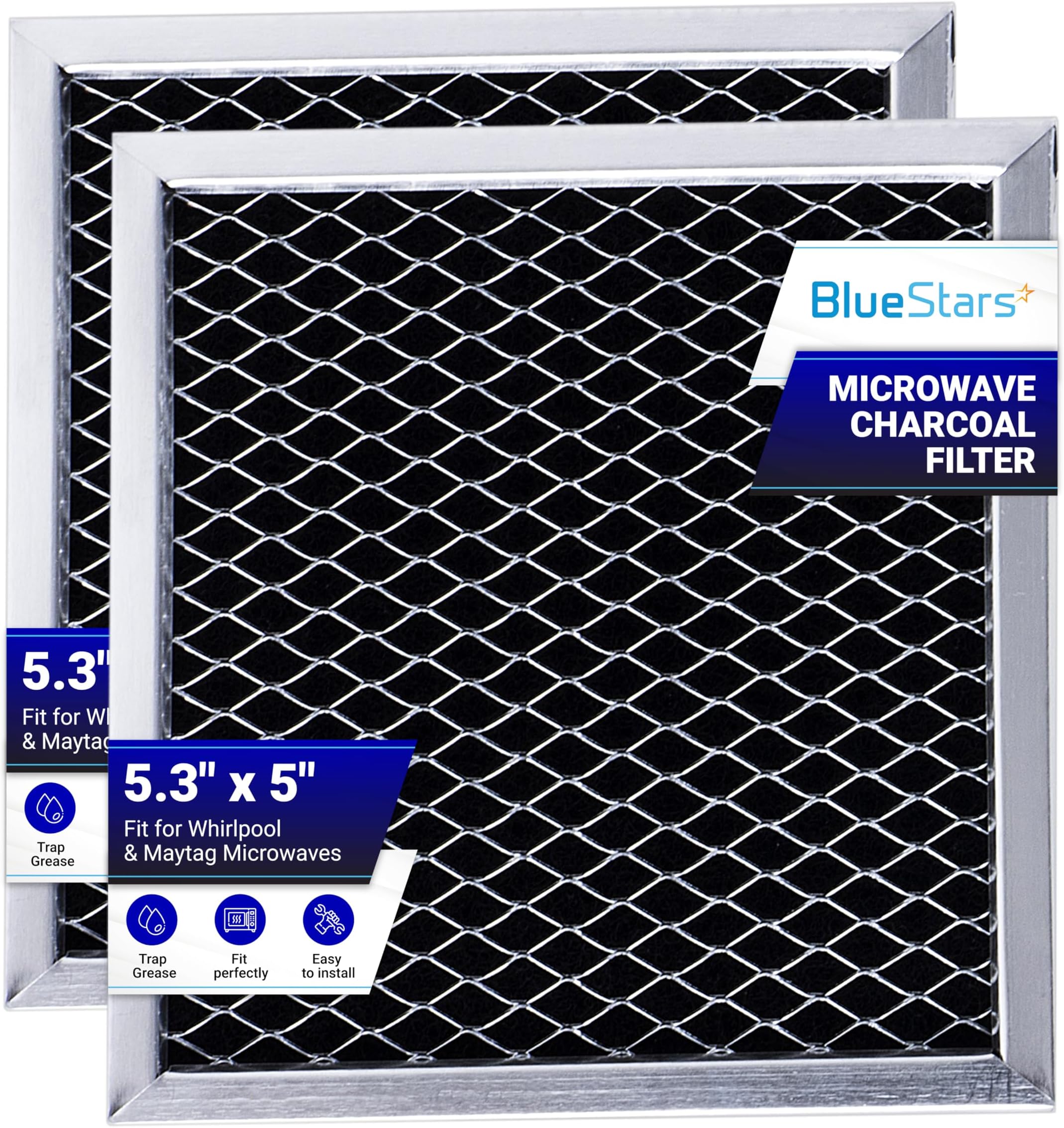 Amazon.com: BlueStars Ultra Durable W10208631A Filter Aluminum Mesh ...