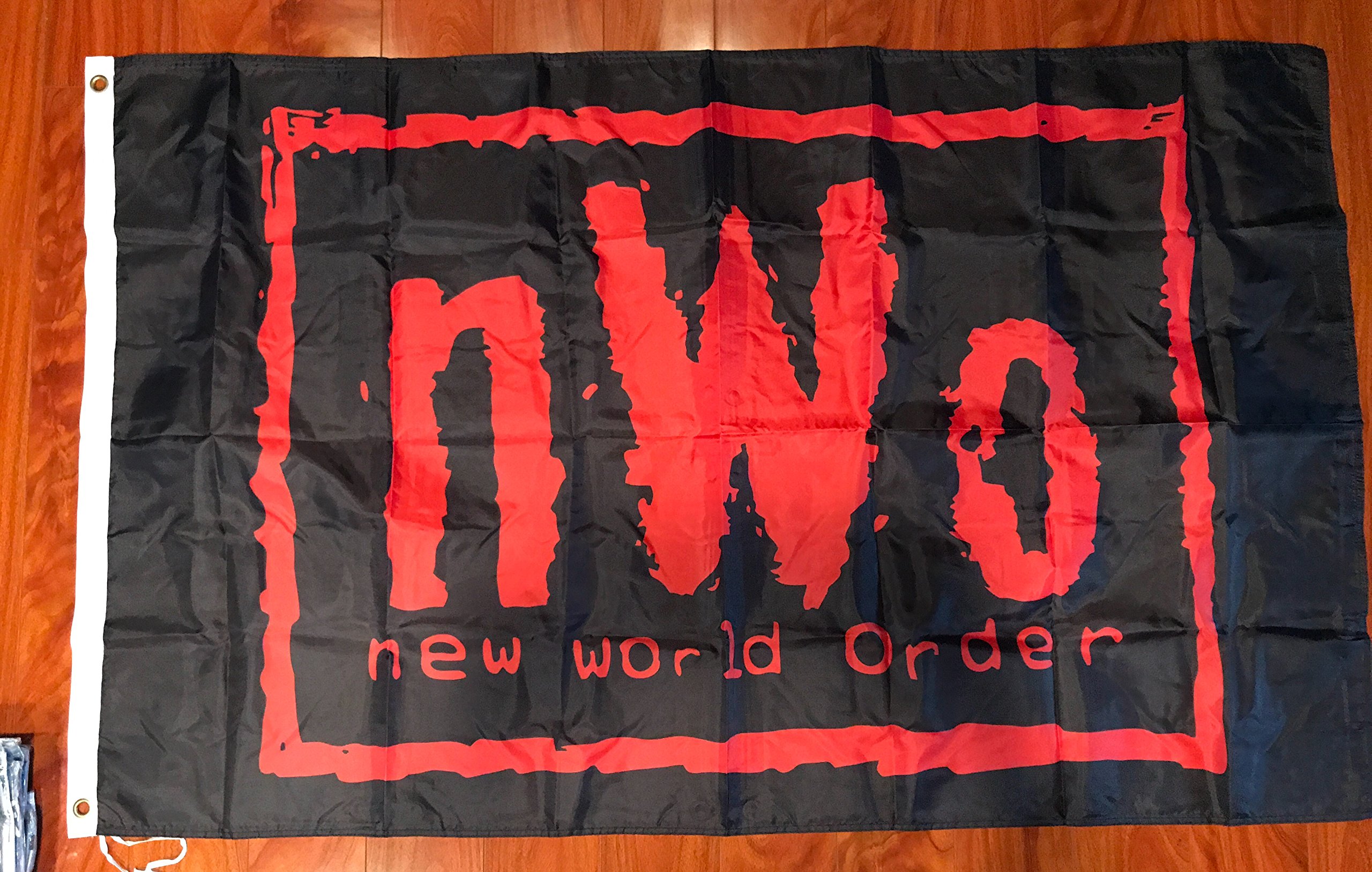 Buy NWO New World Order RED Black Logo Wrestling 3'x5' Feet banner ...