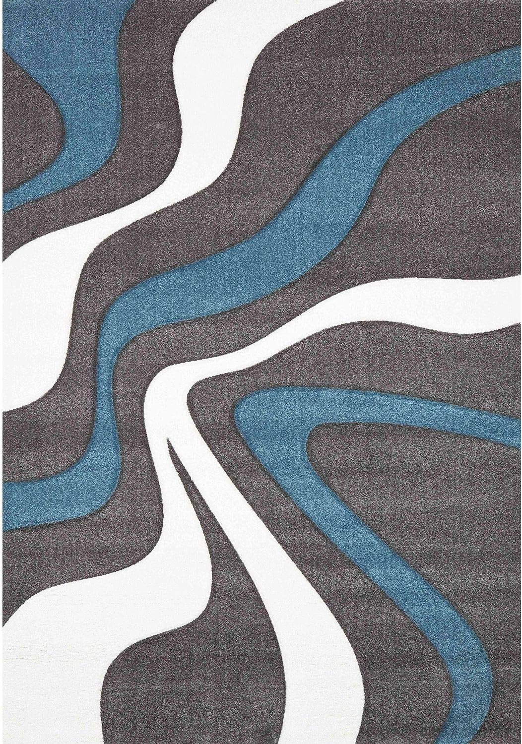 Merinos - 760 953 - Diamond Blue Rug - 200 x 290 cm : Amazon.co.uk ...