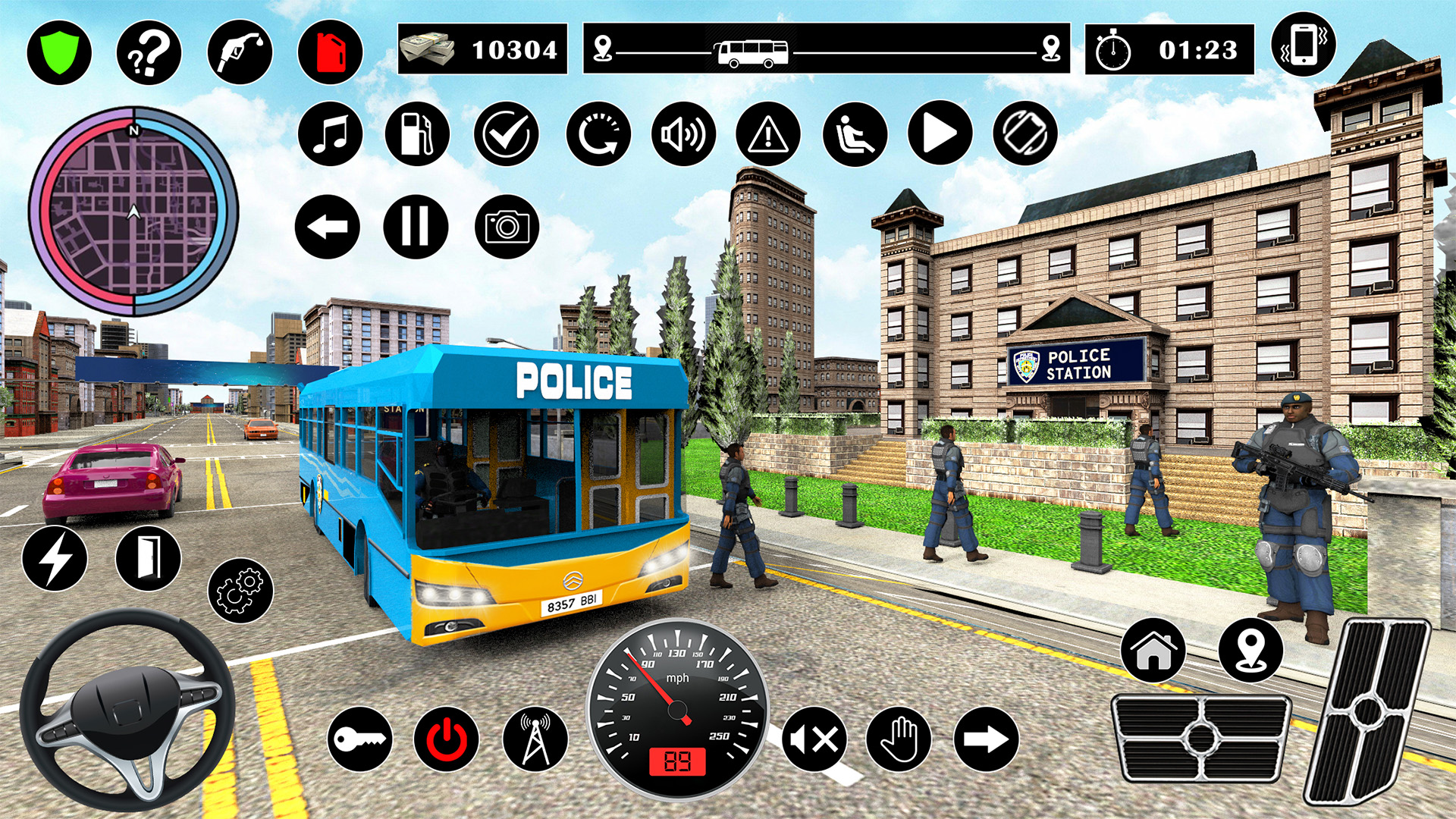 Police Bus Driving Simulator: Public Bus Transport: New Game 2024 - App ...
