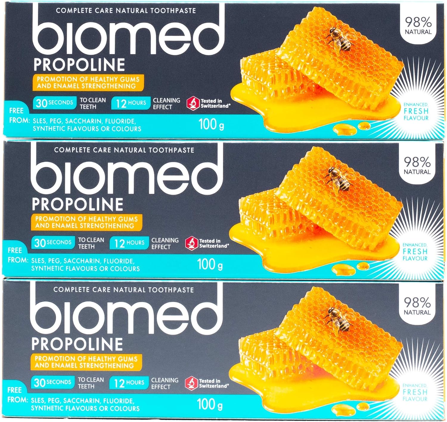 BIOMED Toothpaste x, Propoline, 1 count, (Pack of 3) : Amazon.co.uk ...