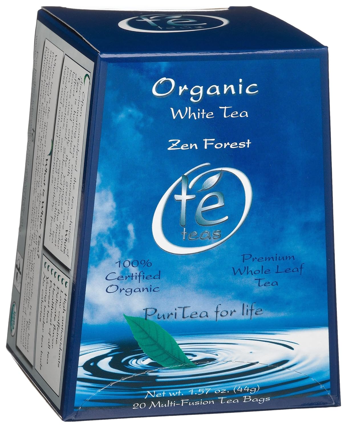 Amazon.com : Te Teas Premium Whole Leaf Tea, Zen Forest, Organic White ...