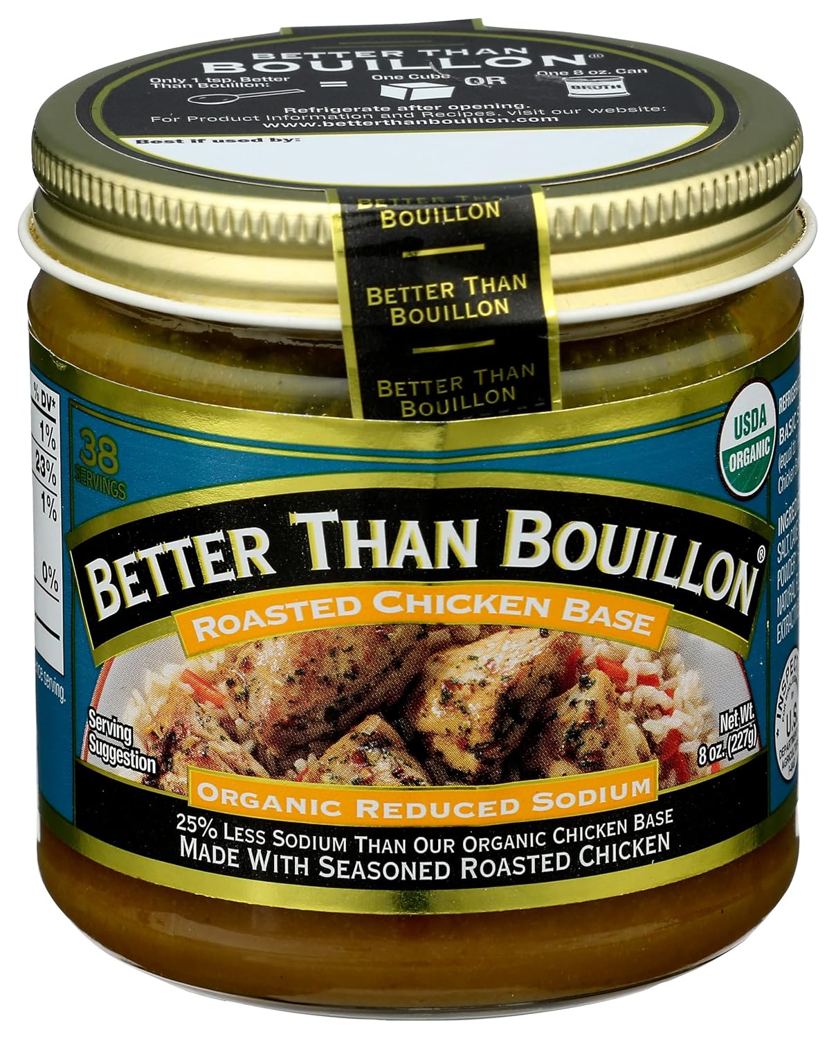 Amazon.com : BETTER THAN BOUILLON Organic Reduced Sodium Roasted ...