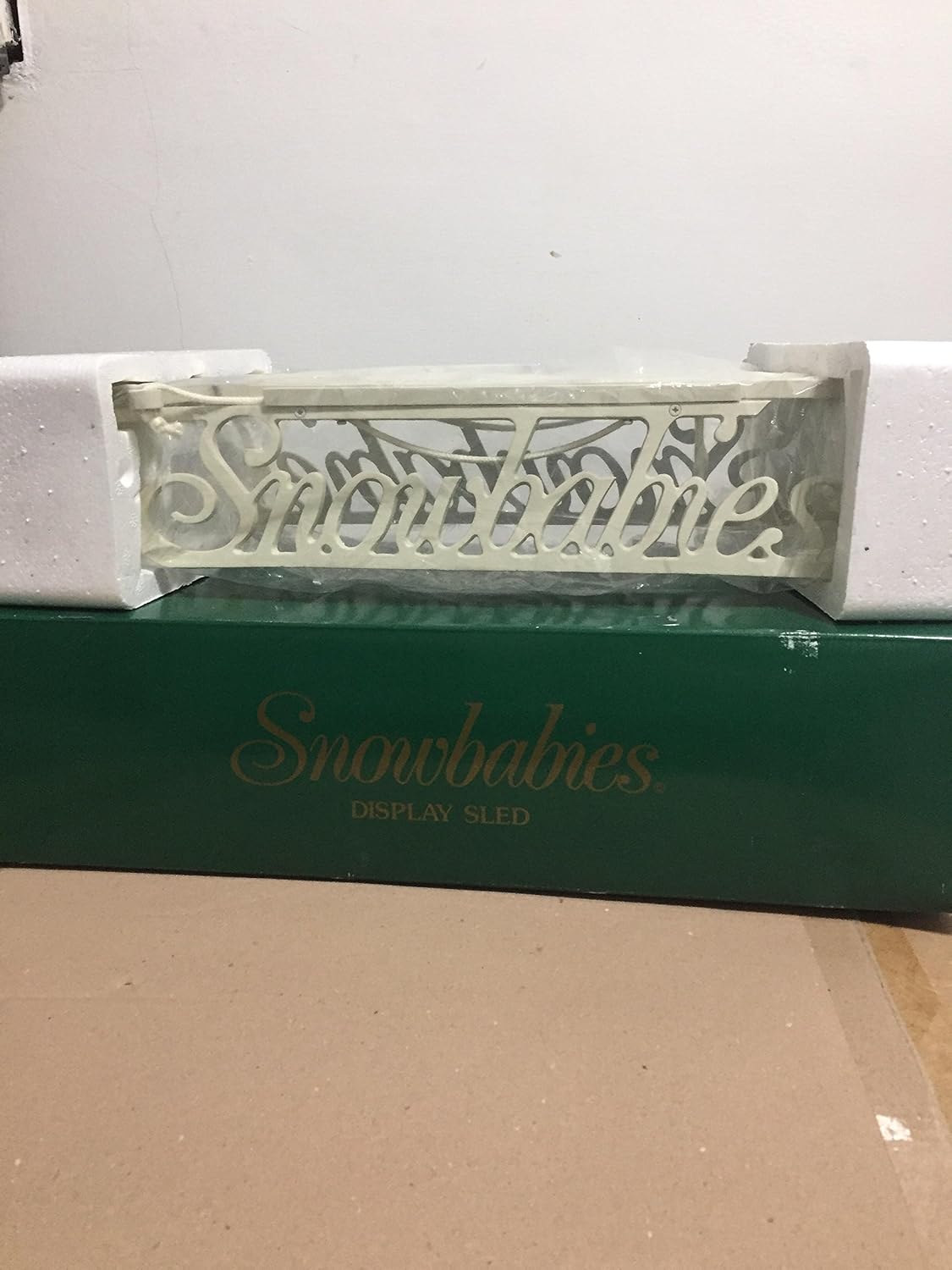 Amazon.com: Department 56 large Snowbabies Sled Display: Christmas ...