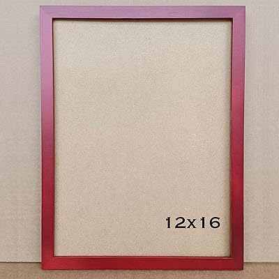Amazon.com - KELE MODEL 3.5x5 Picture Frames RED Solid Wood Frame ...