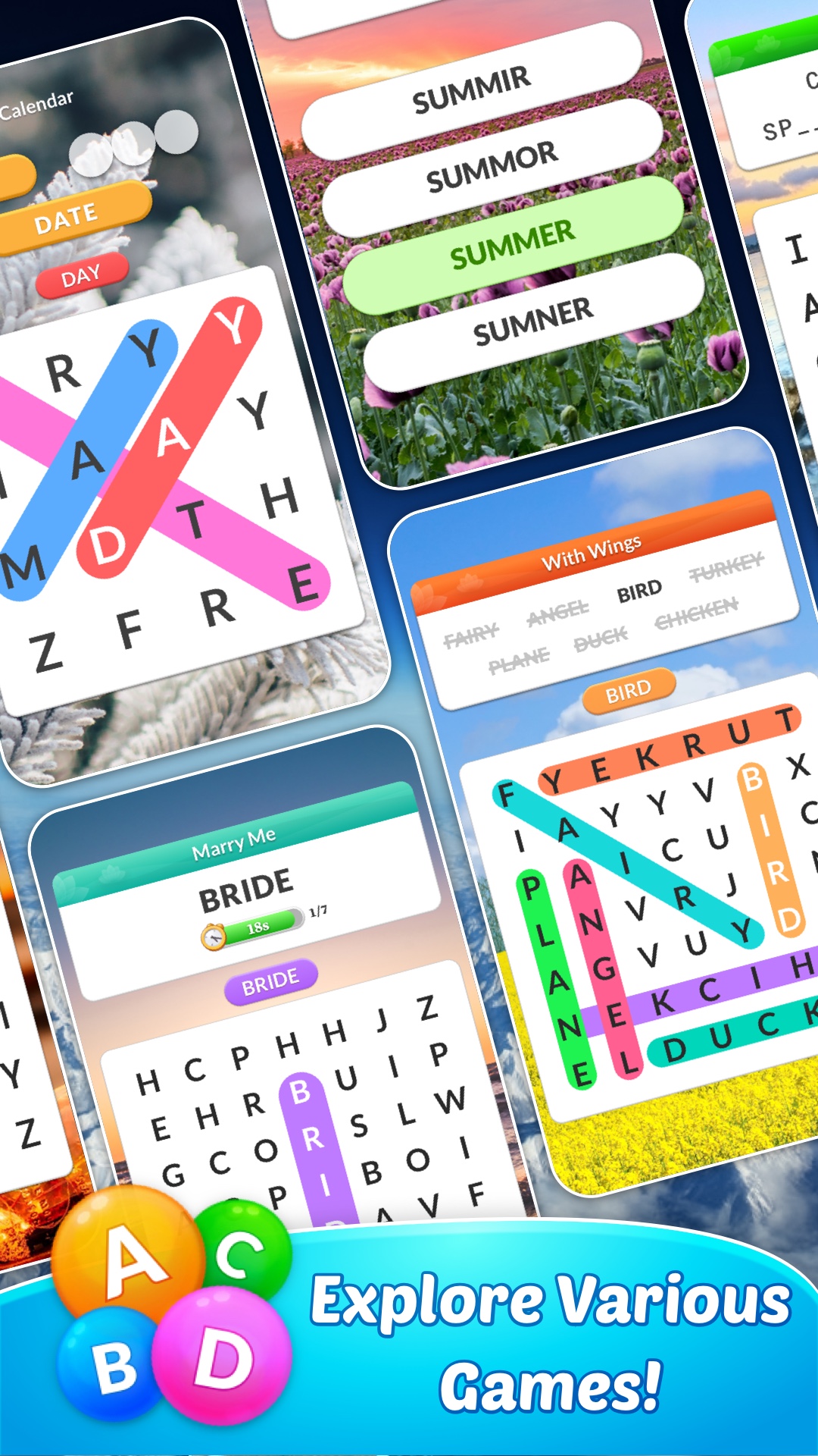 Word Search Pop: Free Crossword Puzzles for Kids, Adults and Seniors ...