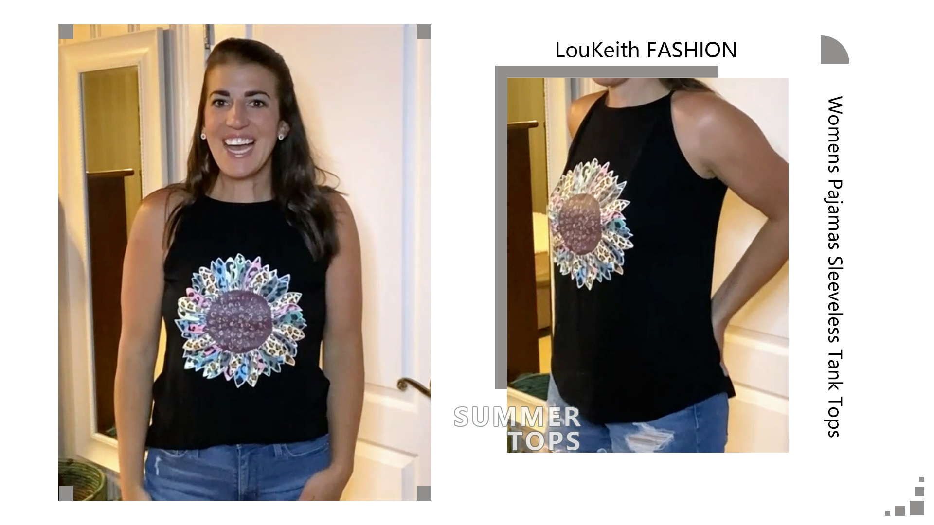 Watch LouKeith Womens Tops Sleeveless Halter Tops on Amazon Live