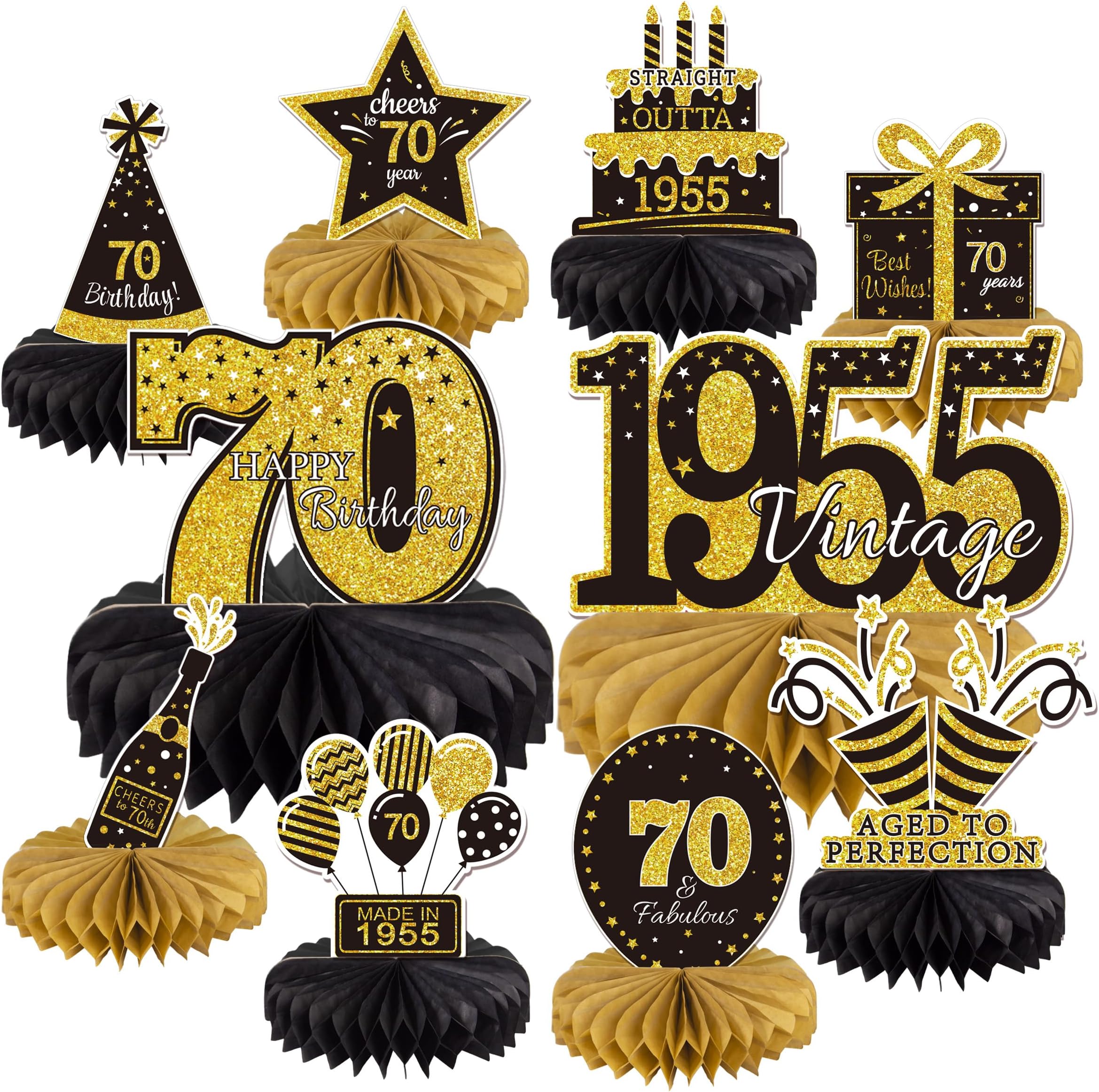 Amazon.com: 10PCS 50th Birthday Decorations Centerpieces for Table ...