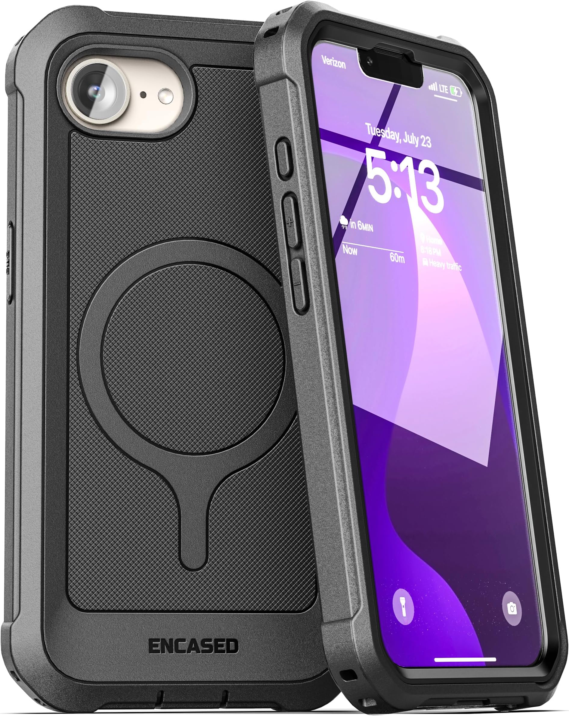 Amazon.com: ENCASED for iPhone 16e Waterproof Case (2025) Full-Body ...