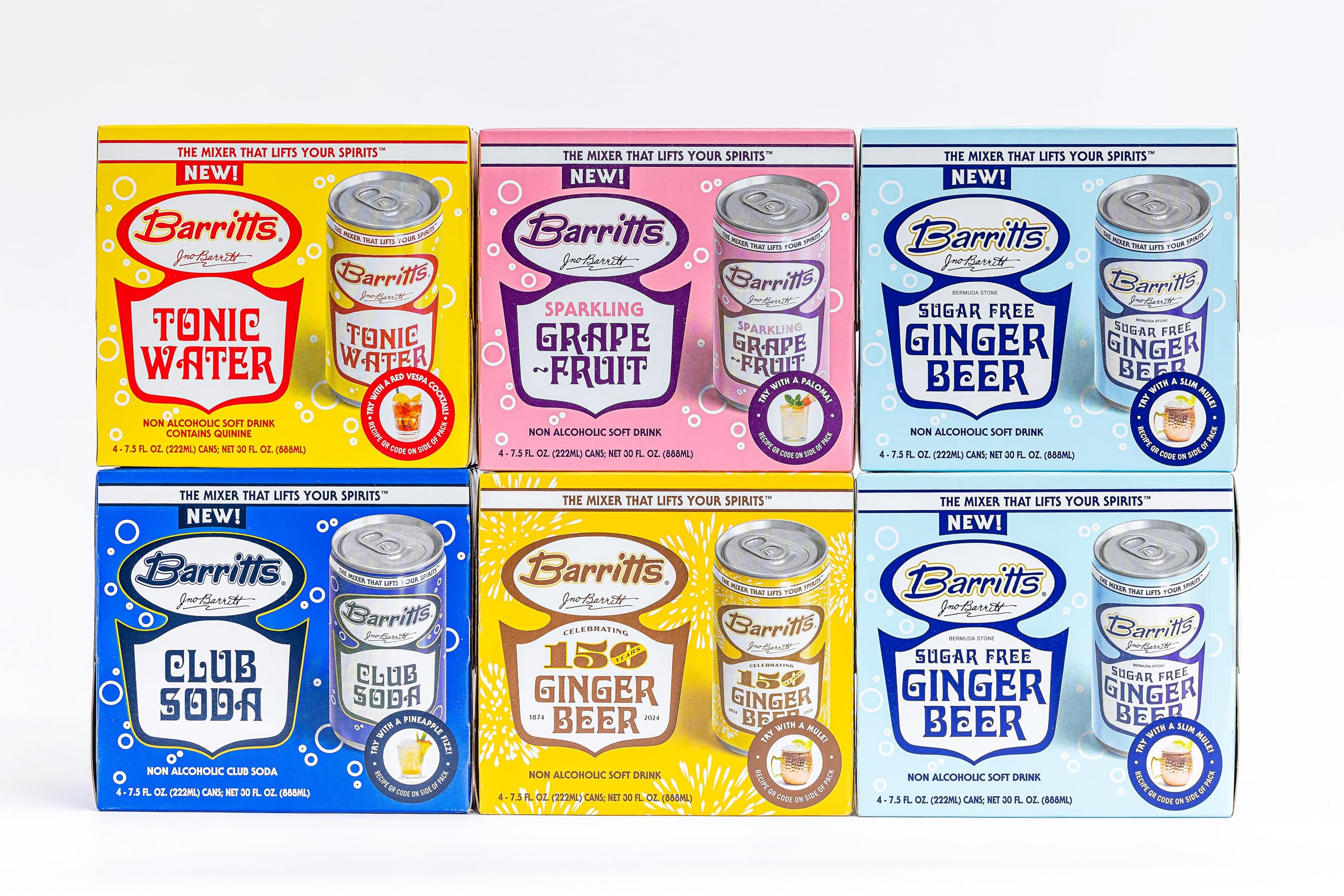 Amazon.com : Barritt's Mixers - Double Sugar Free Ginger Beer Mixer Set ...
