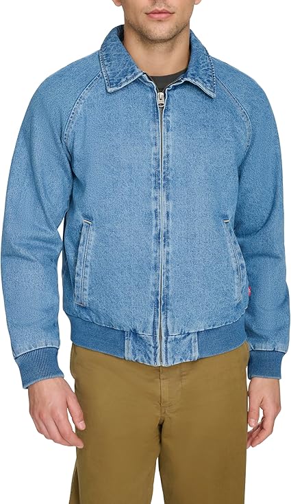 Levi's Men's Denim Bomber Jacket at Amazon Men’s Clothing store