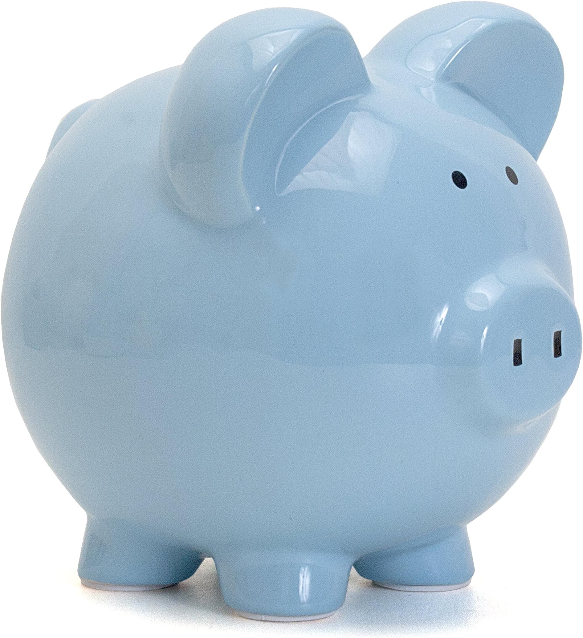 Amazon.com : Child to Cherish Ceramic Piggy Bank, Blue : Toy Banks ...