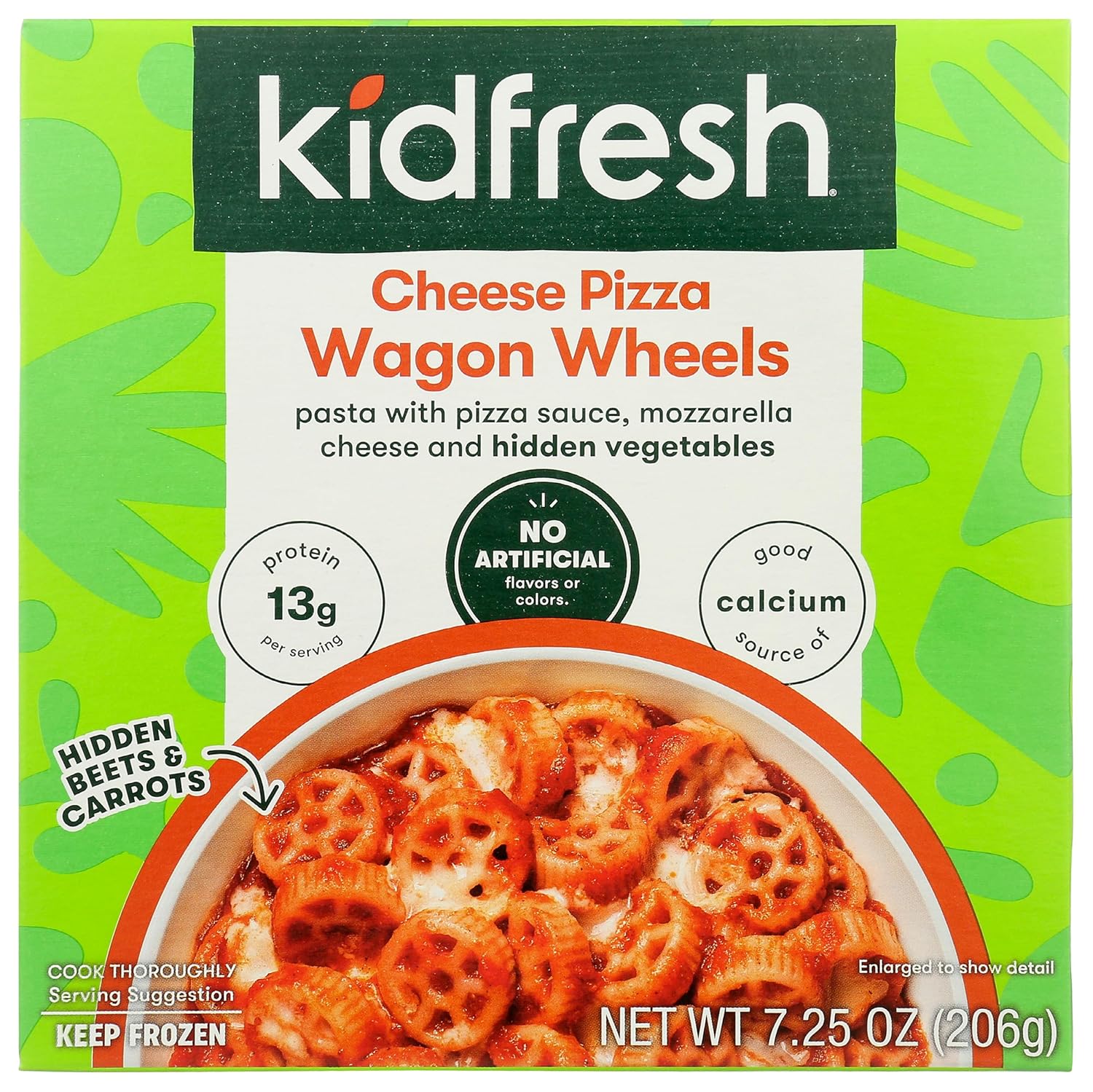 Amazon.com: KIDFRESH Cheese Pizza Wagon Wheels Pasta, 7.25 OZ : Grocery ...