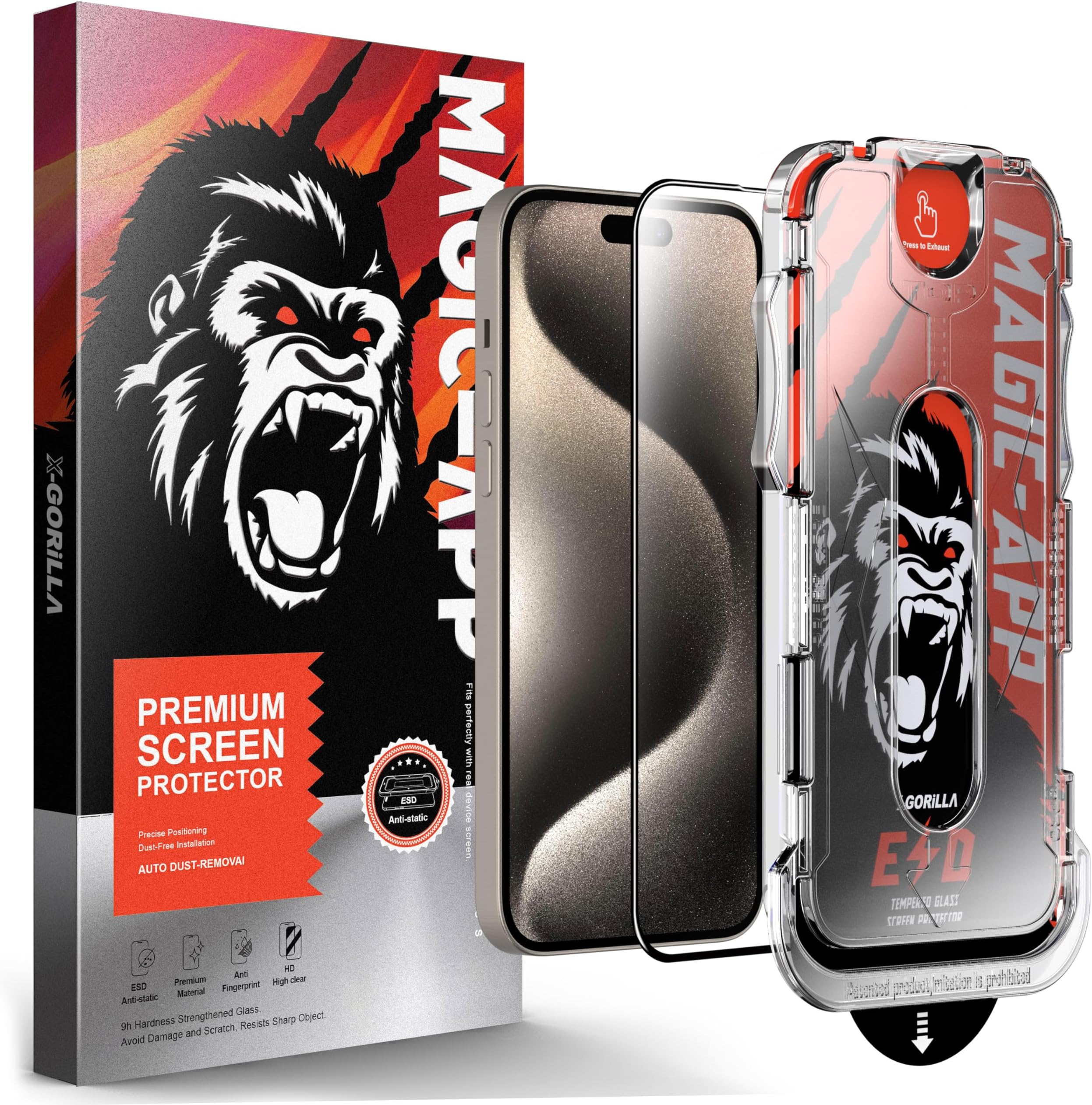 Klasse X-Gorilla iPhone 13 / 13 Pro / 14 / 16 E Uyumlu Tam Kaplayan ...