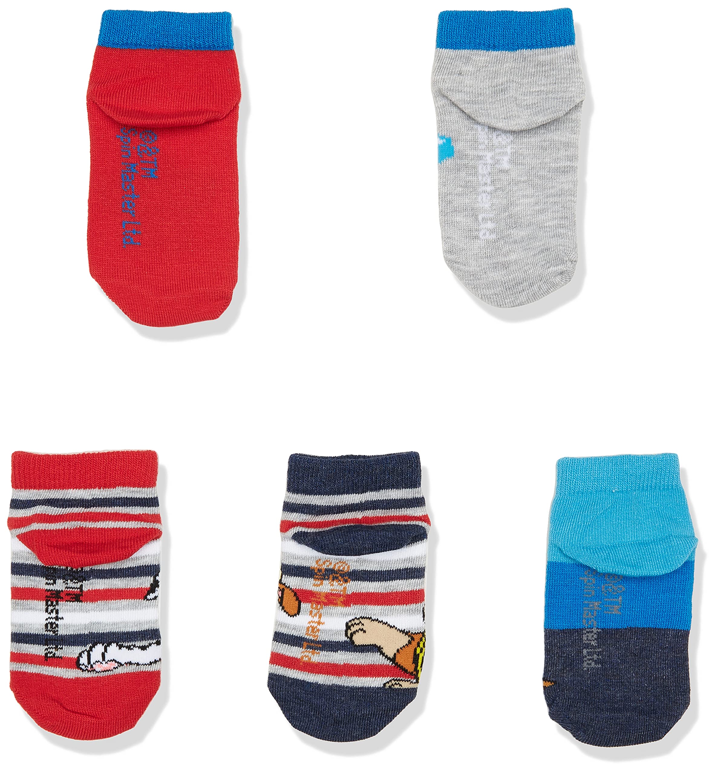 Snapklik.com : Nickelodeon Boys Paw Patrol 5 Pack Shorty Casual Sock