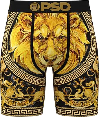 PSD Men's Greek Gold Boxer Briefs, Multi, L at Amazon Men’s Clothing store
