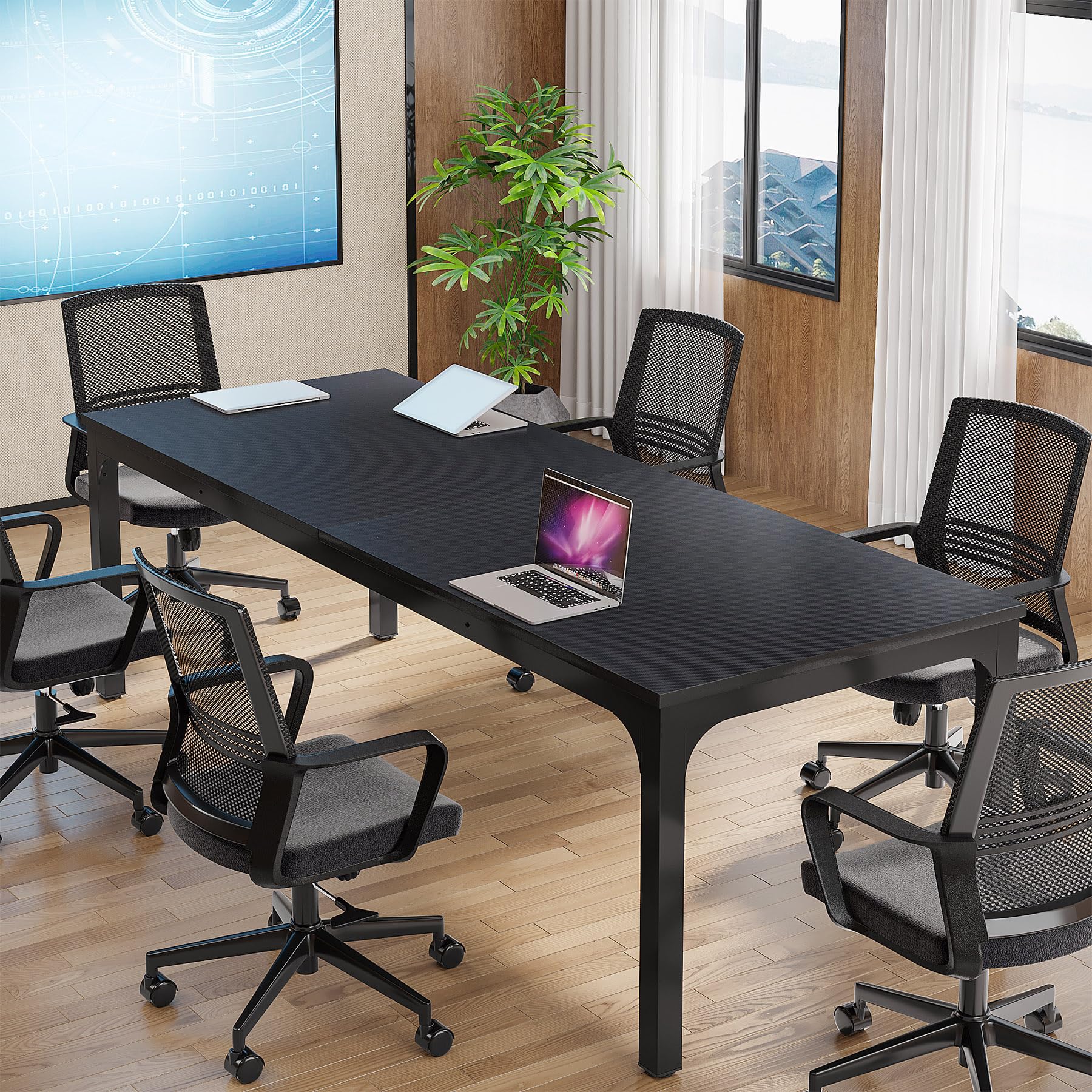 Snapklik.com : Tribesigns 13FT Conference Table,Large Rectangle Meeting ...
