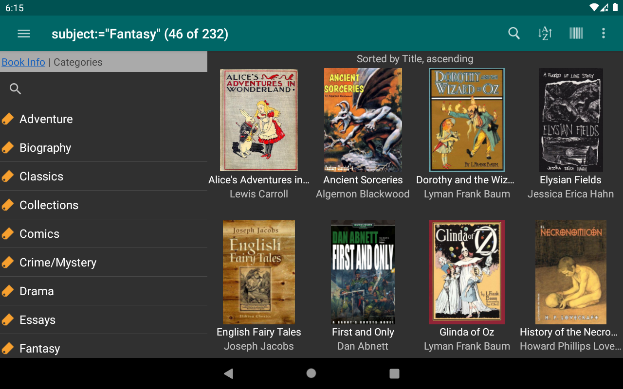 eLibrary Manager - App on Amazon Appstore