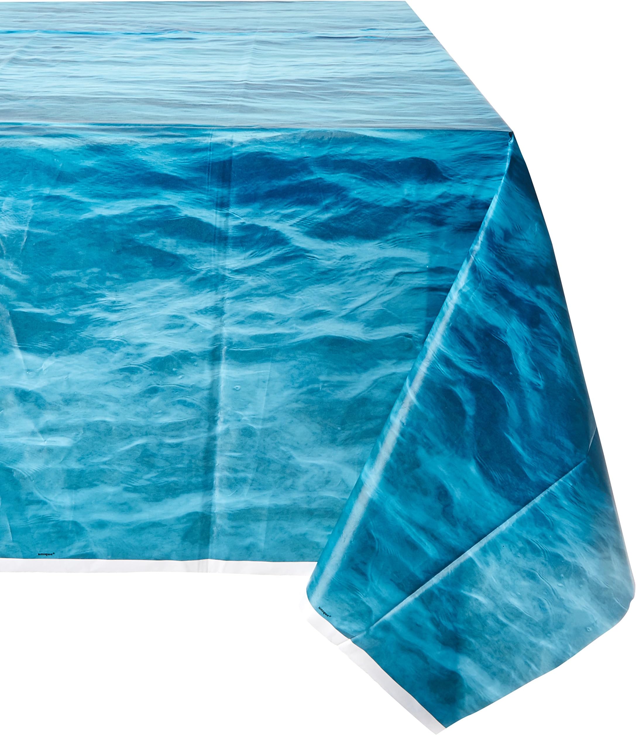 Amazon.com: Ocean Waves Rectangular Plastic Table Cover (137cm x 274cm ...