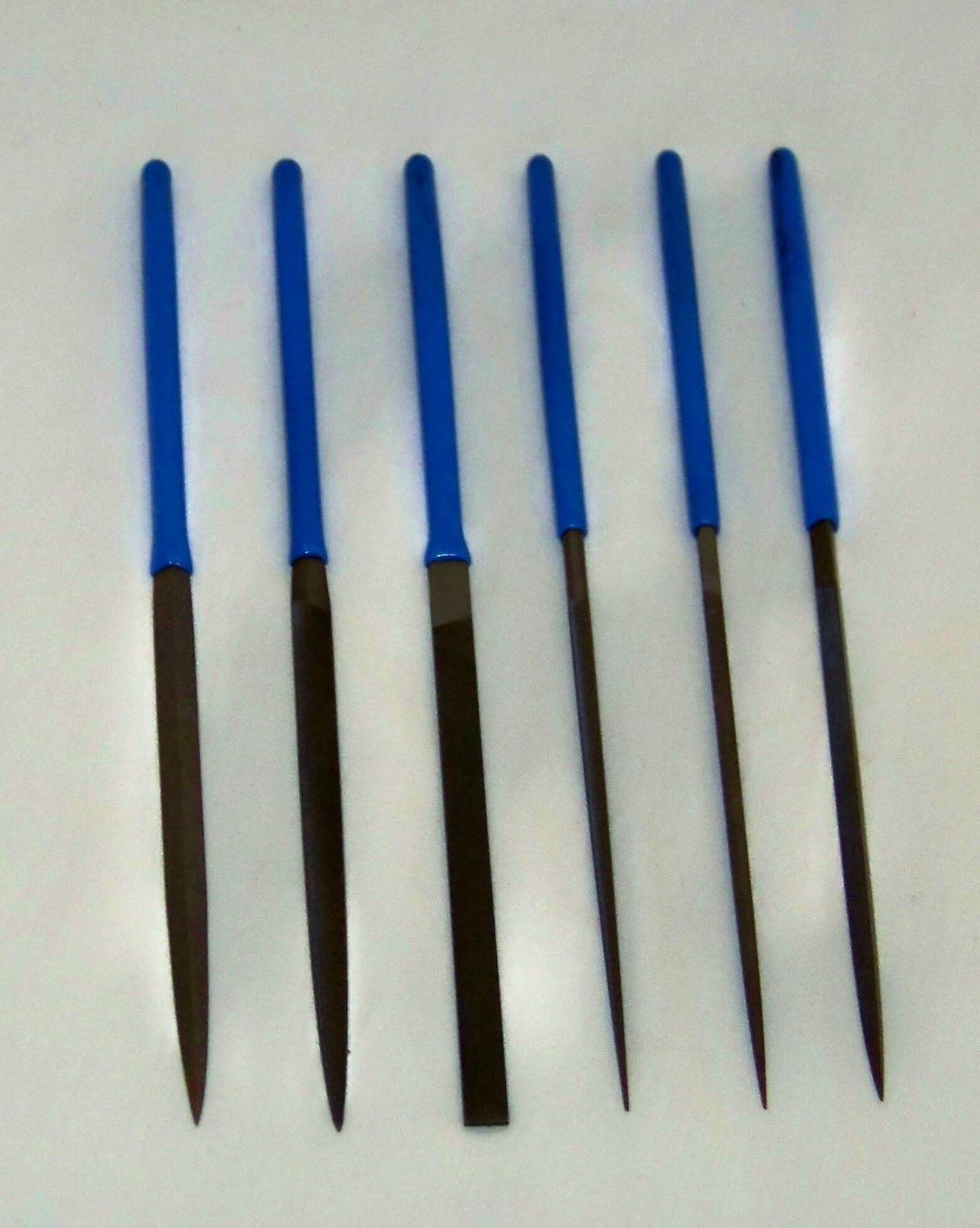 Amazon.com: 6 Piece German Needle File Set By Grobet Blue Handel ...