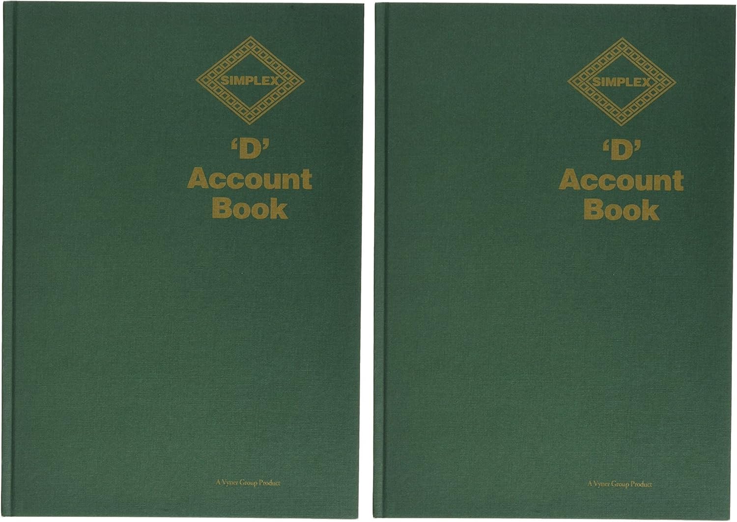 2X Simplex D Accounts Book - Green : Amazon.co.uk: Stationery & Office ...