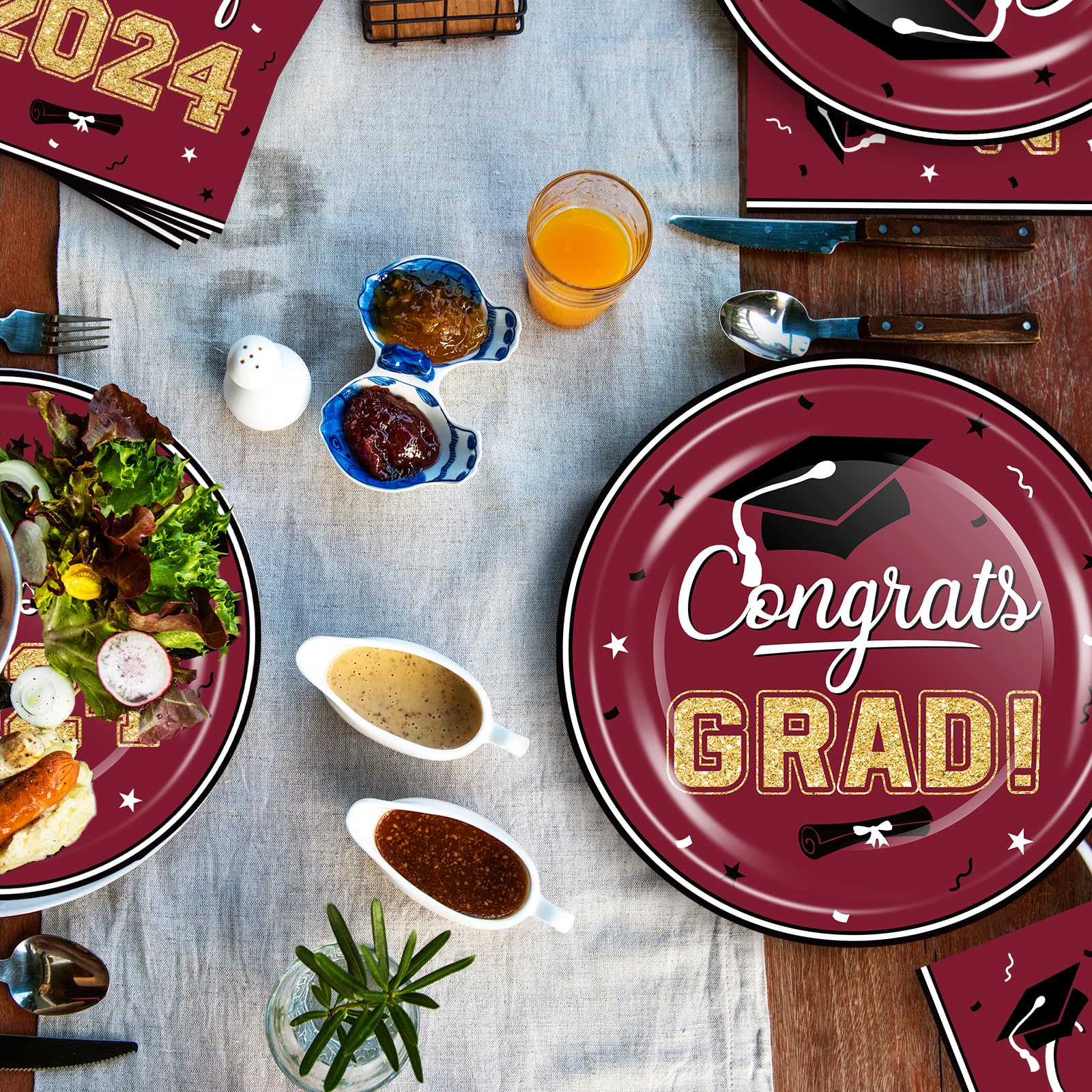 Snapklik.com : OuMuaMua Class Of 2024 Graduation Party Decorations ...