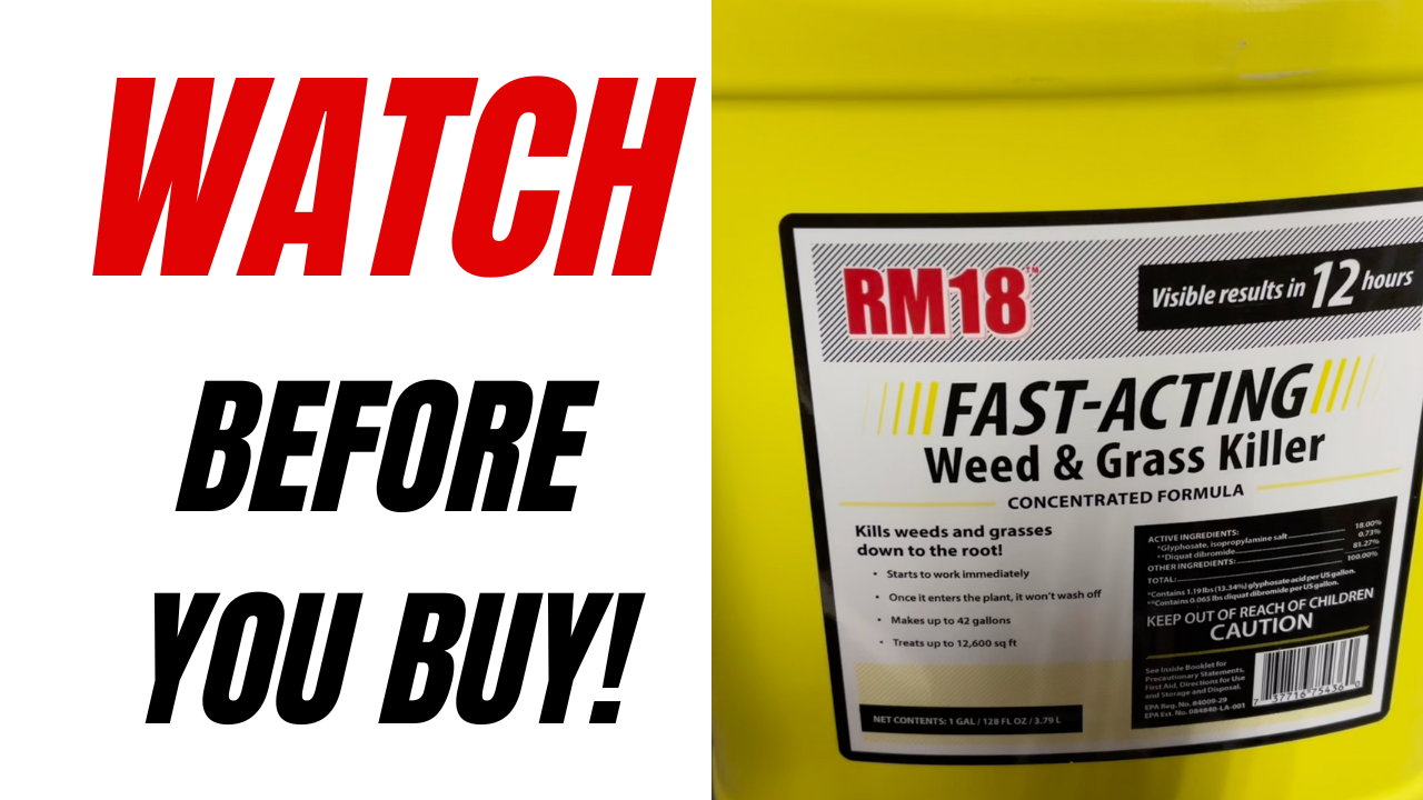 Watch Review of RM18 Weed & Grass Killer Herbicide | Worth it? on ...