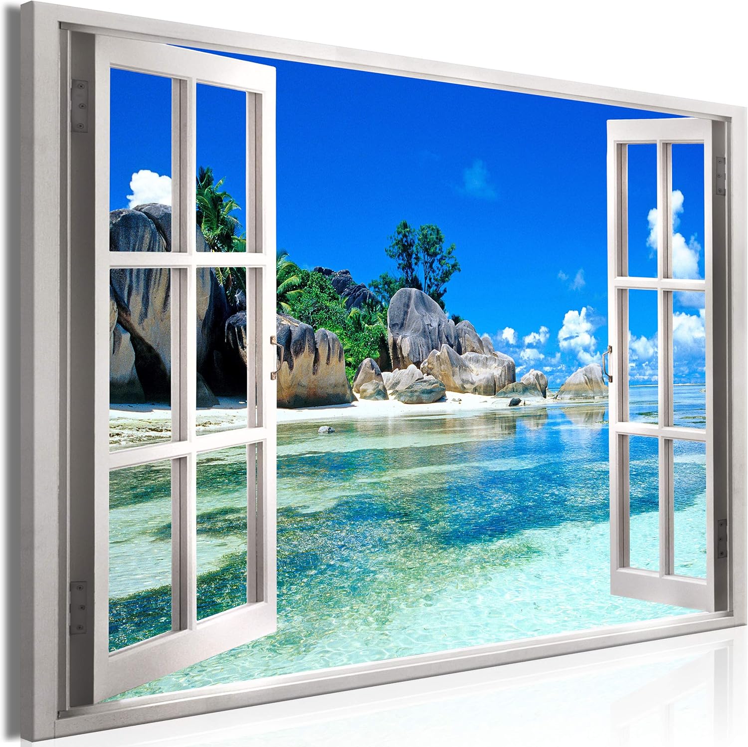 decomonkey DKA1214 Window View Pictures 60x40 cm (1 tlg.) #09 : Amazon ...