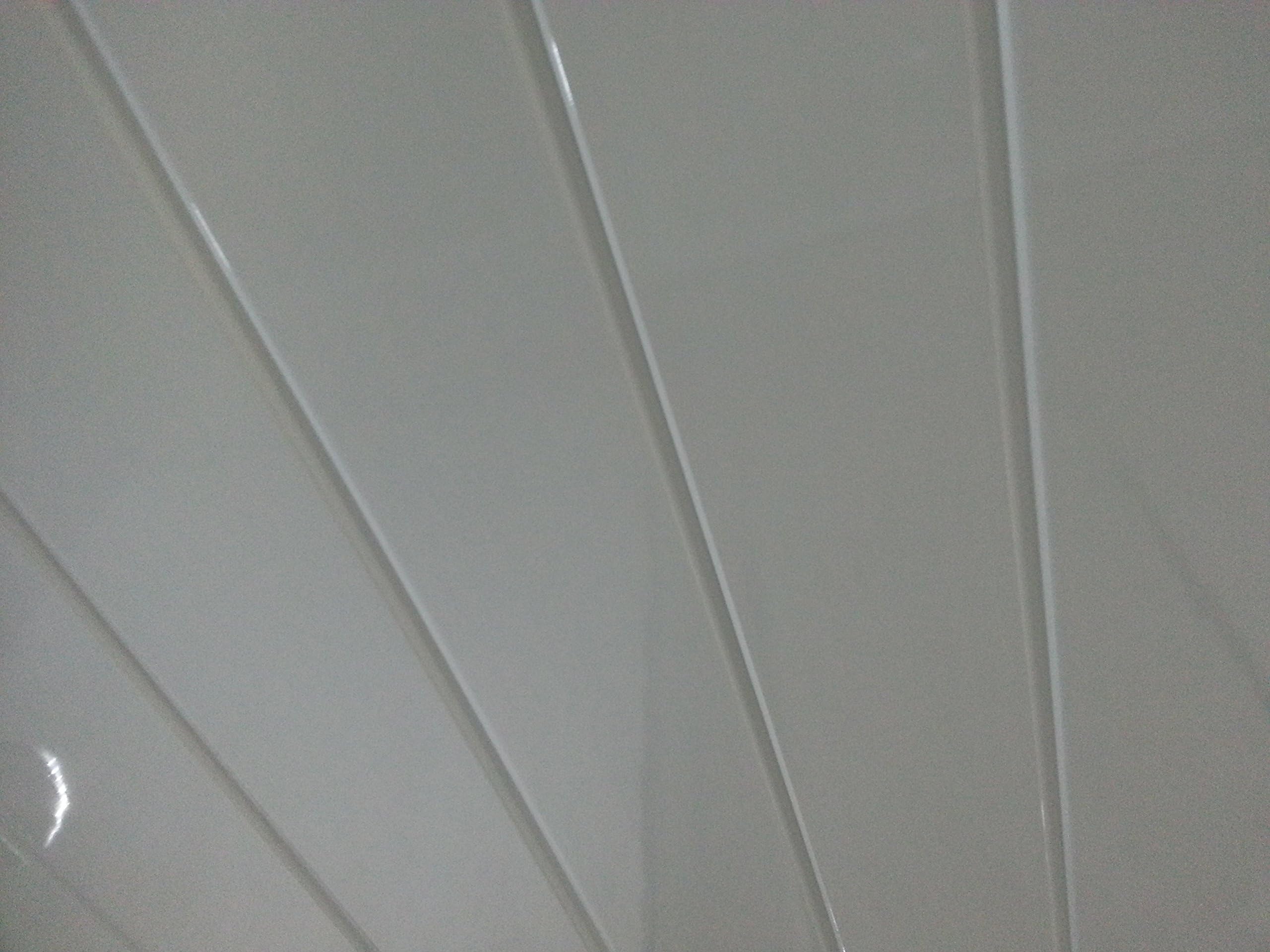 10 Twin White PVC Bathroom Cladding Shower Wall & Ceiling Panels ...