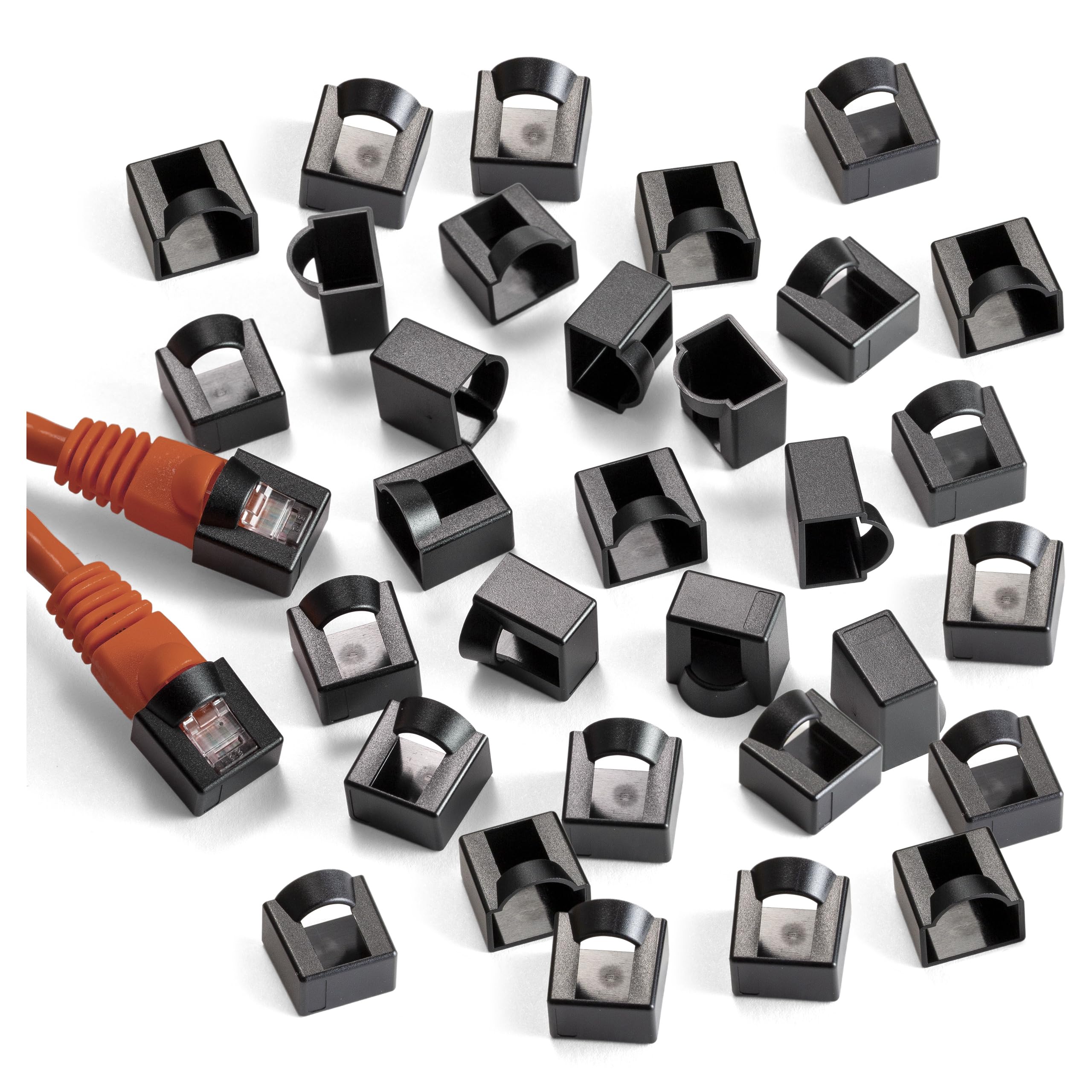 Ntw Click On Lockable Rj45 Plug Protector Cat5e Cat6 Cat6a | Desertcart ...