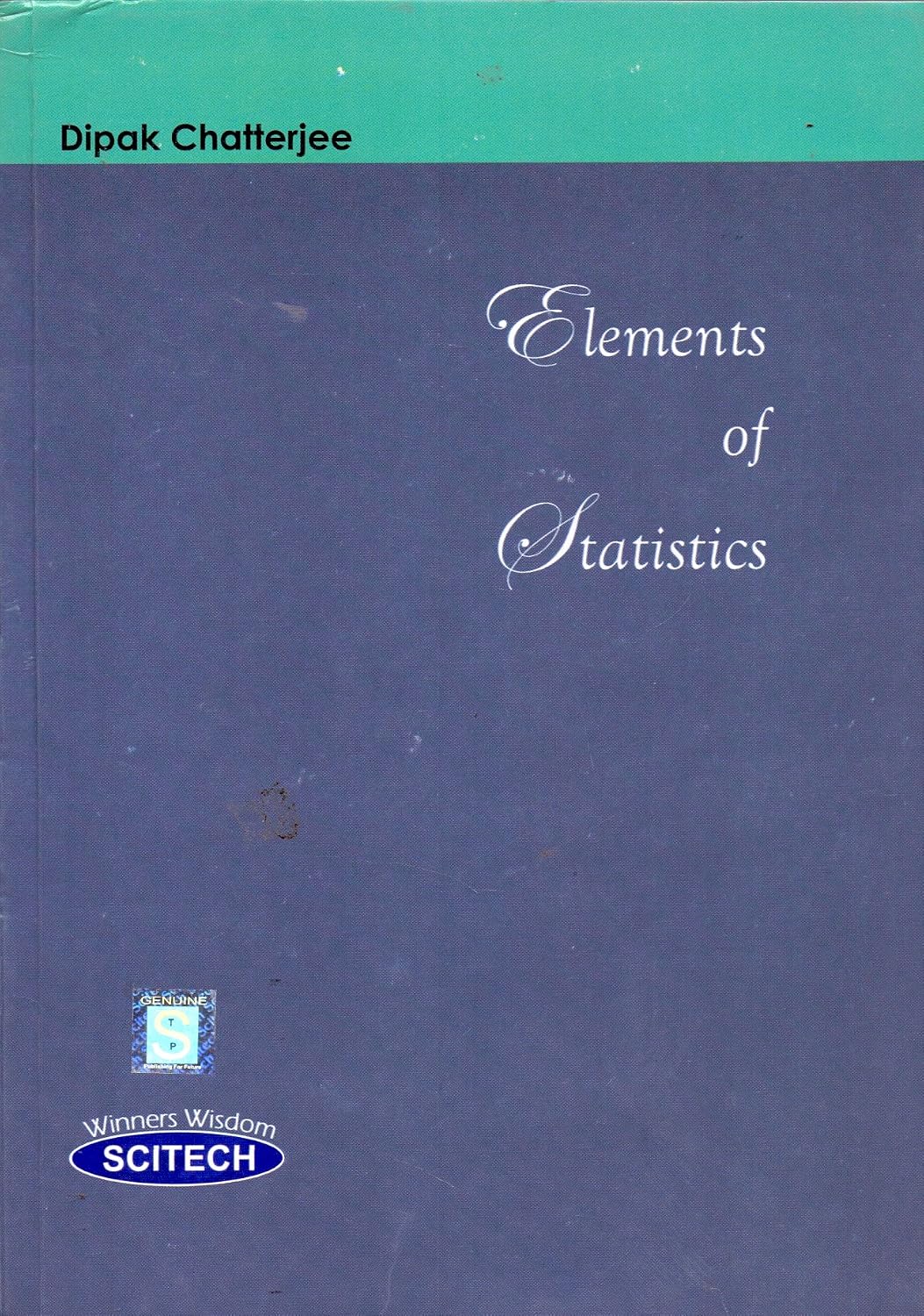 Buy Elements of Statistics Book Online at Low Prices in India ...