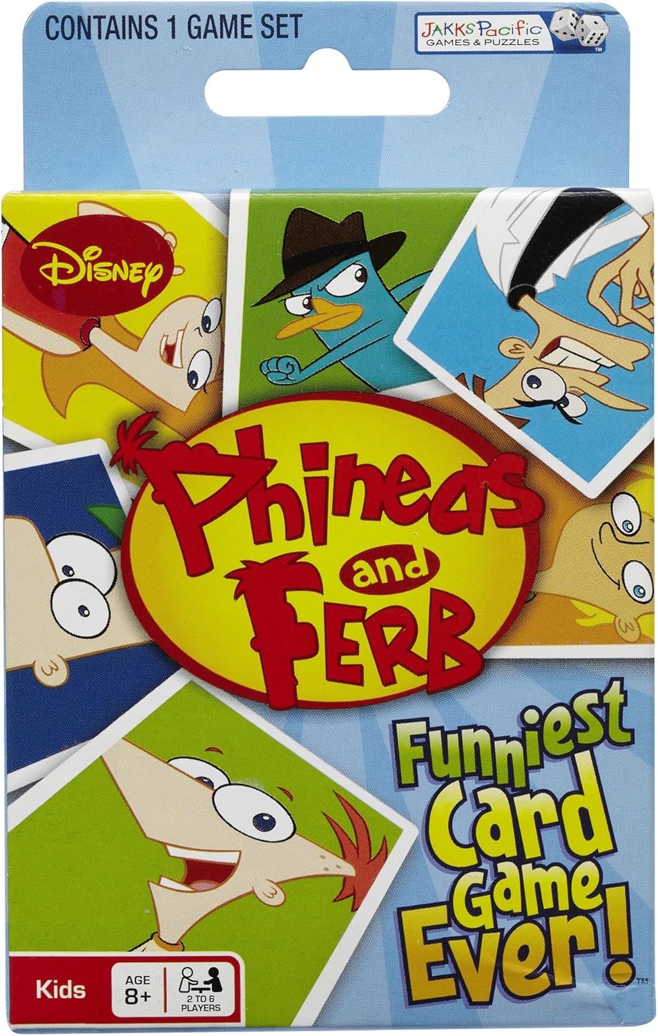 Amazon.com: Phineas and Ferb Funniest Card Game Ever - Standard Version ...