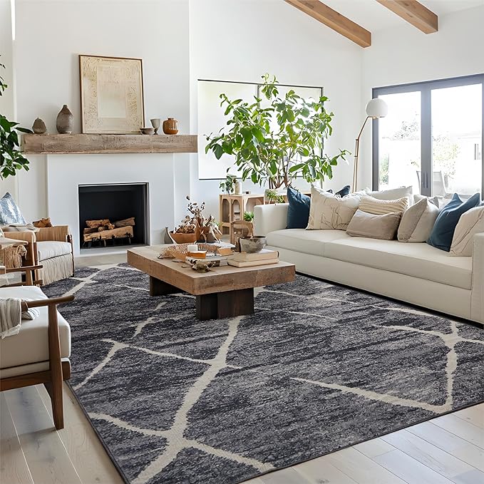Amazon.com: Bedsure 3x5 Area Rugs for Living Room, Machine Washable ...