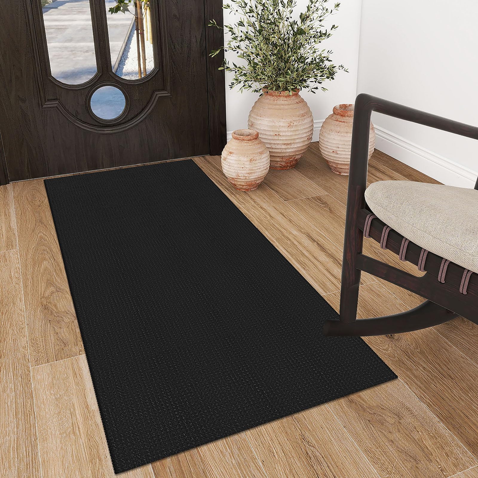 Amazon.com: IOHOUZE Washable Runner Rug 2'x5' Rubber Backing Runners ...