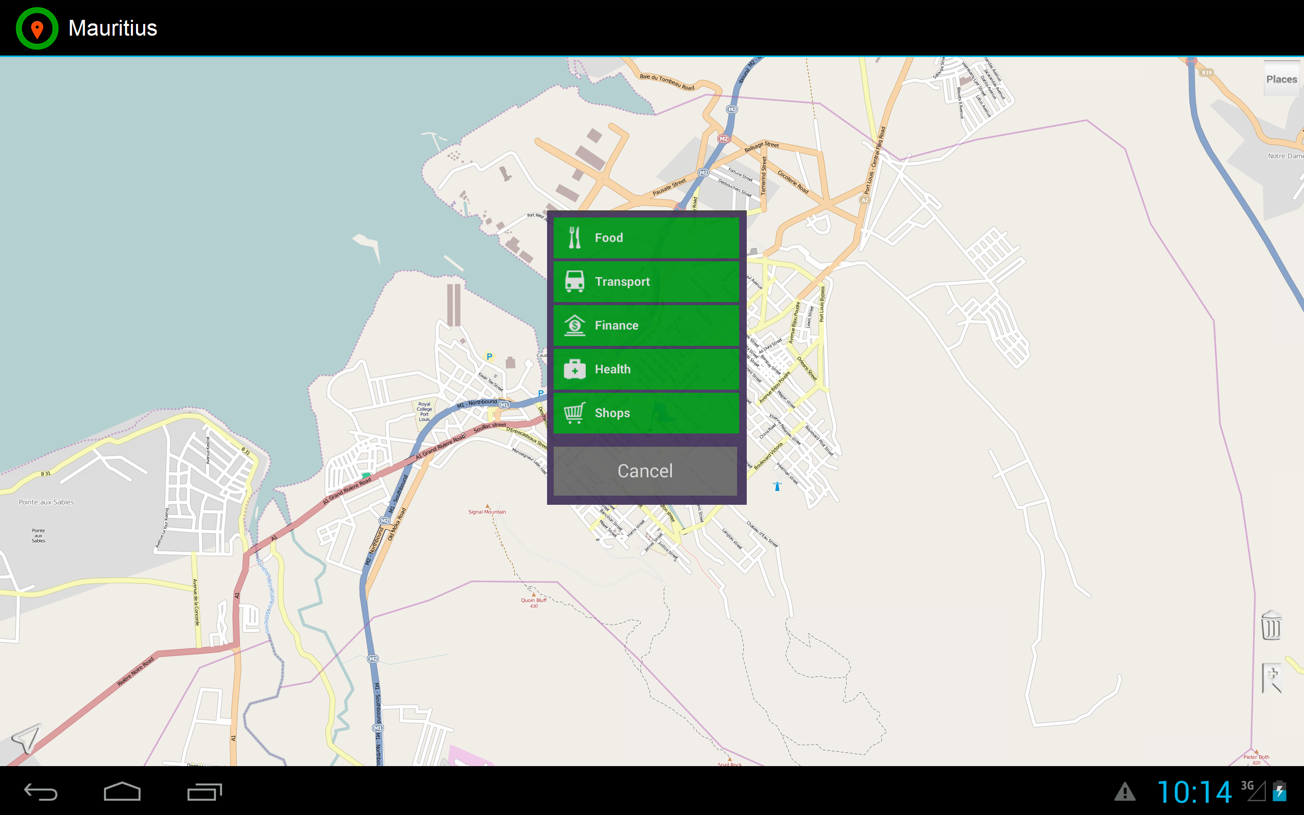Aplicación Mauricio Vector Offline Mapa: Easy Navigation en Amazon Appstore