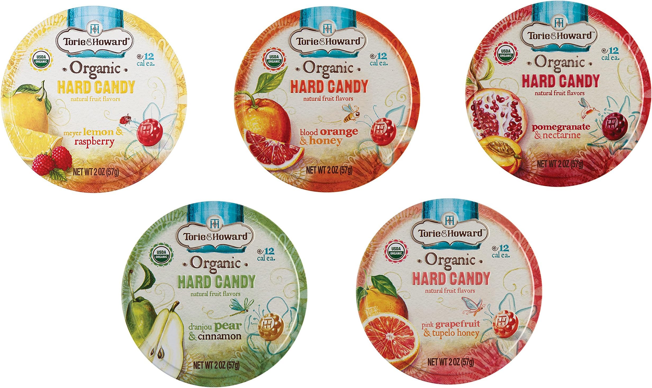 Amazon.com : Torie and Howard Organic Hard Candy Bulk Candy, Five ...