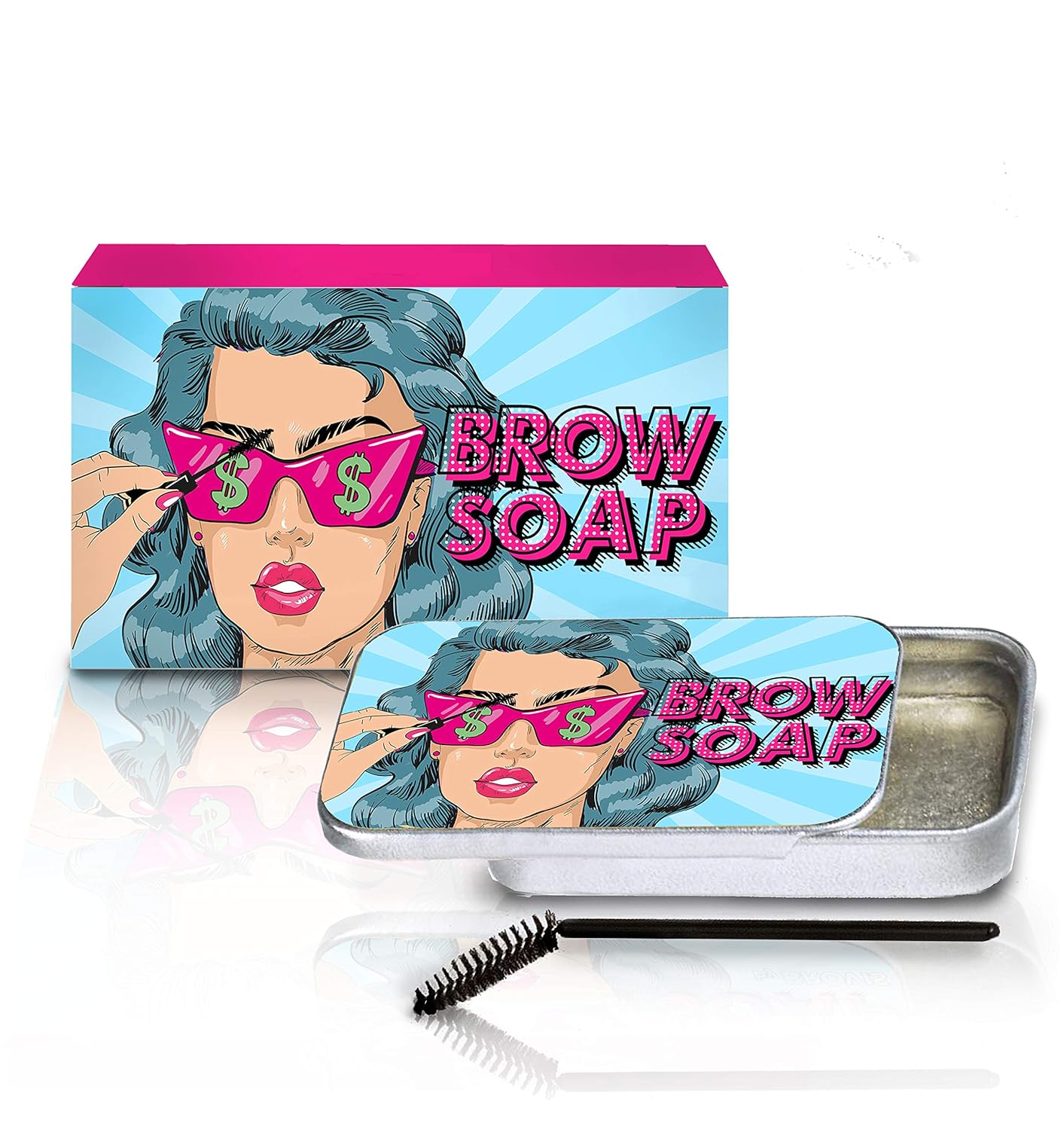 Amazon.com : Brow Styling Soap - Clear Solid Gel for Brushed-Up ...