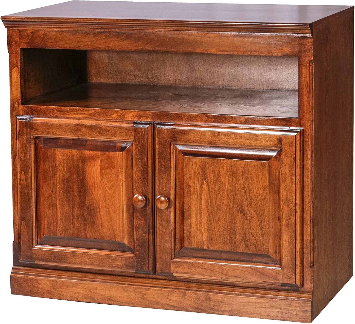 Amazon.com: FOREST DESIGNS Traditional Alder TV Cart: 54W x 30H 54w ...