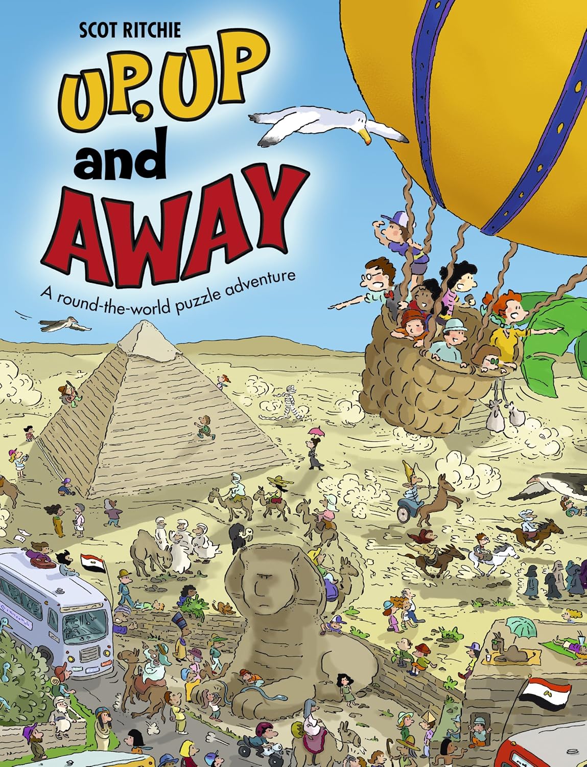 Up, Up, and Away: A Round-the-World Puzzle Adventure: Ritchie, Scot ...