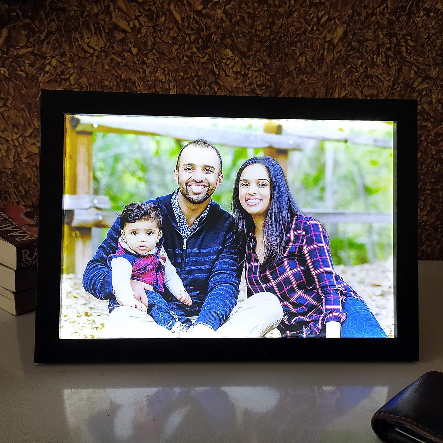 ZOCI VOCI Personalised/Customized Photo Frame LED Photo Frame -12x18 ...