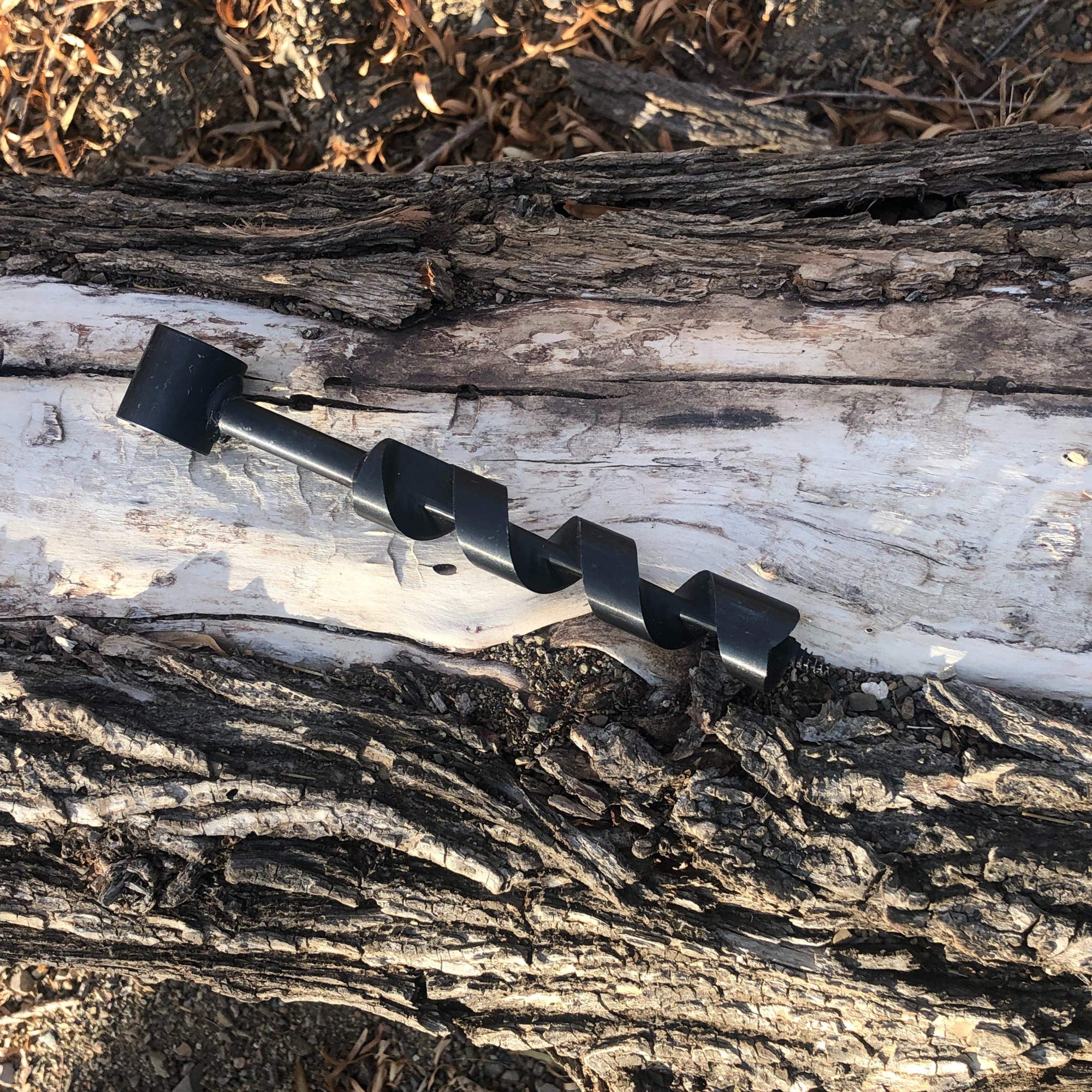 Hand Auger by Primal Crow 1"x8" Wood Auger - Manual Hand Drill - Scotch ...