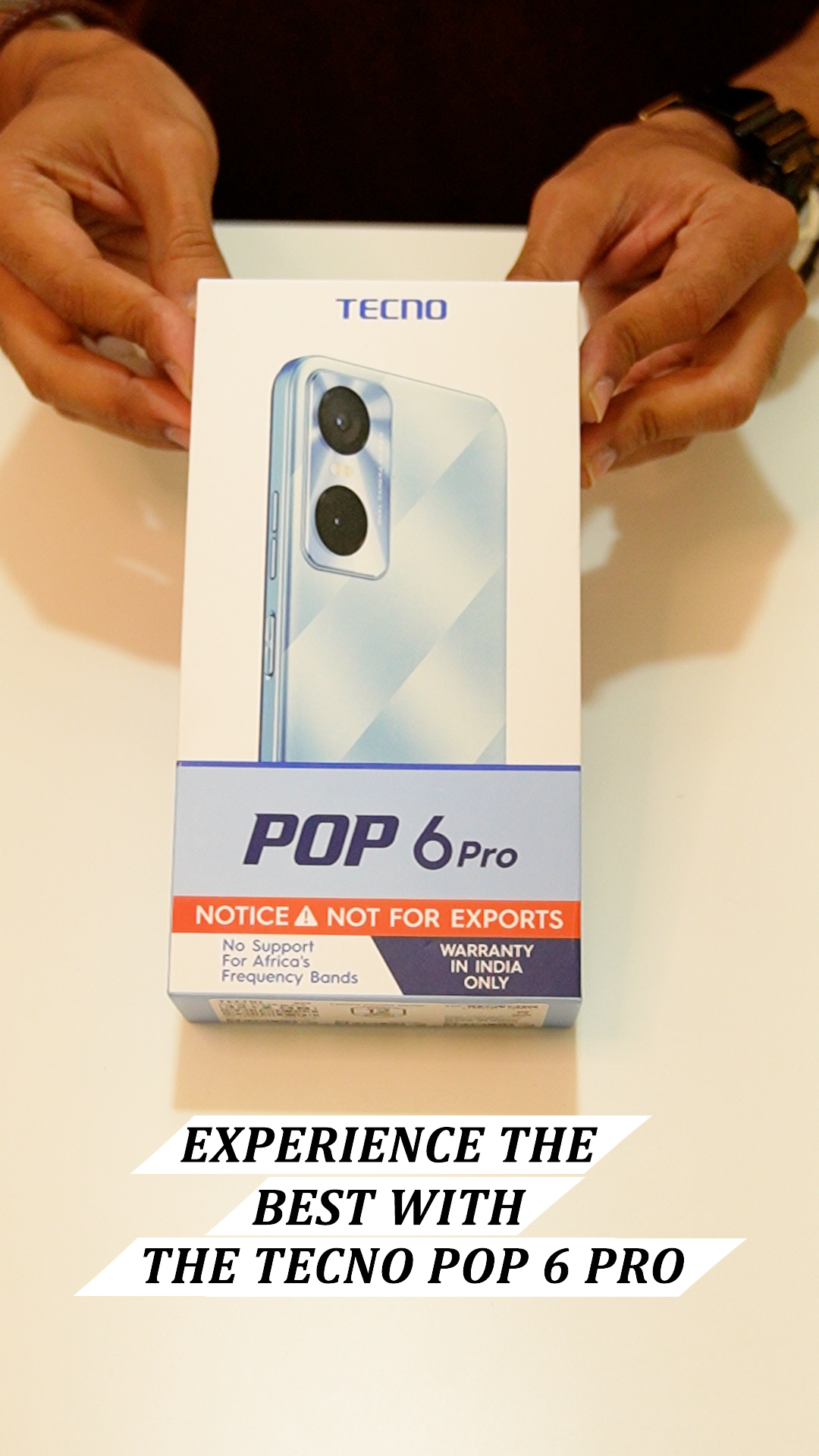 Experience the best with the Tecno Pop 6 Pro