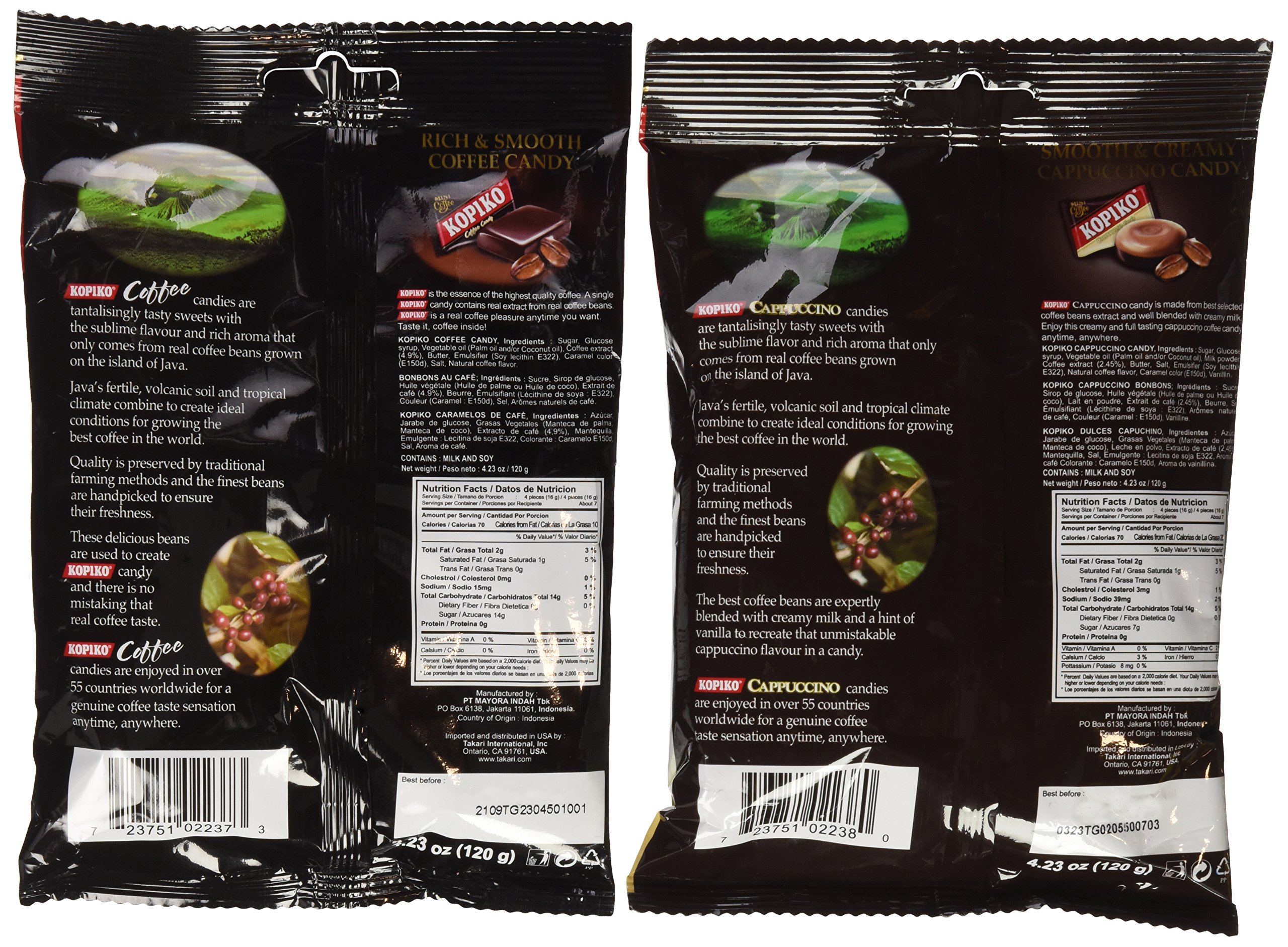 Buy Kopiko Candy Variety Pack (Coffee and Cappuccino), 4.23 Ounce (Pack ...