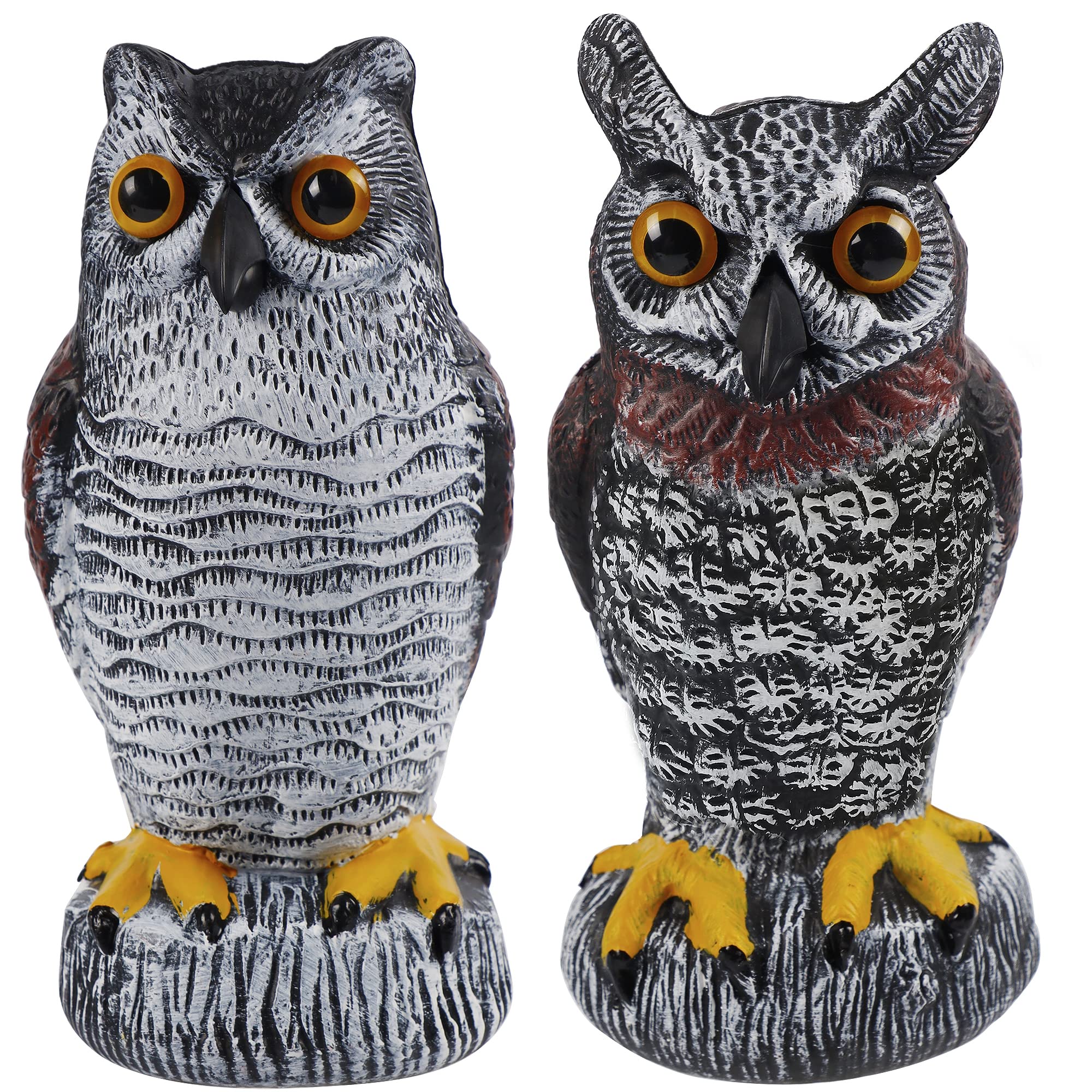 Hausse 2 Pack Fake Owl Decoy Bird Scarecrow Sculpture for sale | Mesa ...