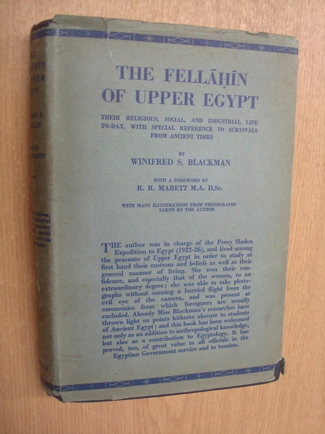 THE FELLAHIN OF UPPER EGYPT.: Amazon.co.uk: Blackman, Winifred S.: Books