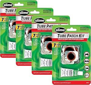 Amazon.com: Slime 1022-A Rubber Tube Patch Kit With Glue, Pack of 4 ...