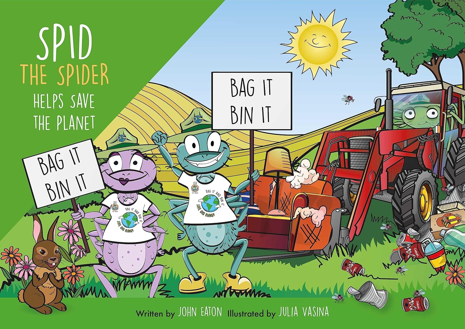 Amazon.com: Spid the Spider Helps Save the Planet eBook : Eaton, John ...